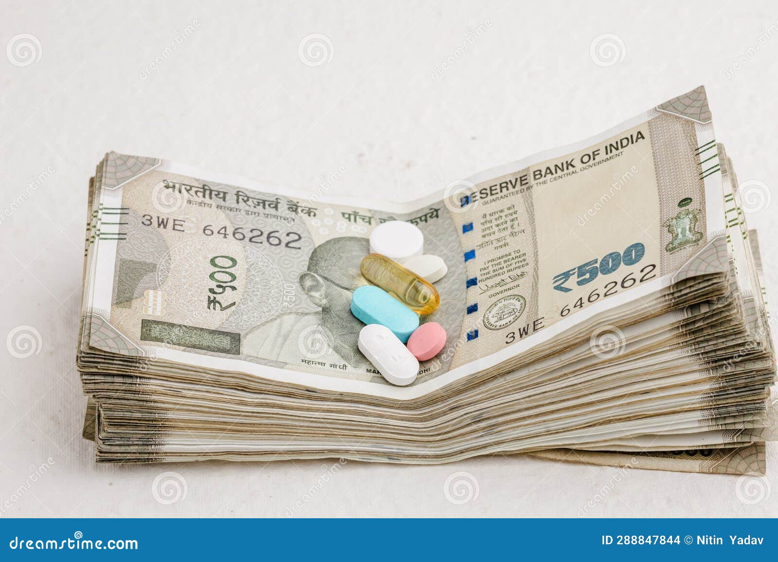 Indian currency rupees stock photo. Image of banknote - 288847844