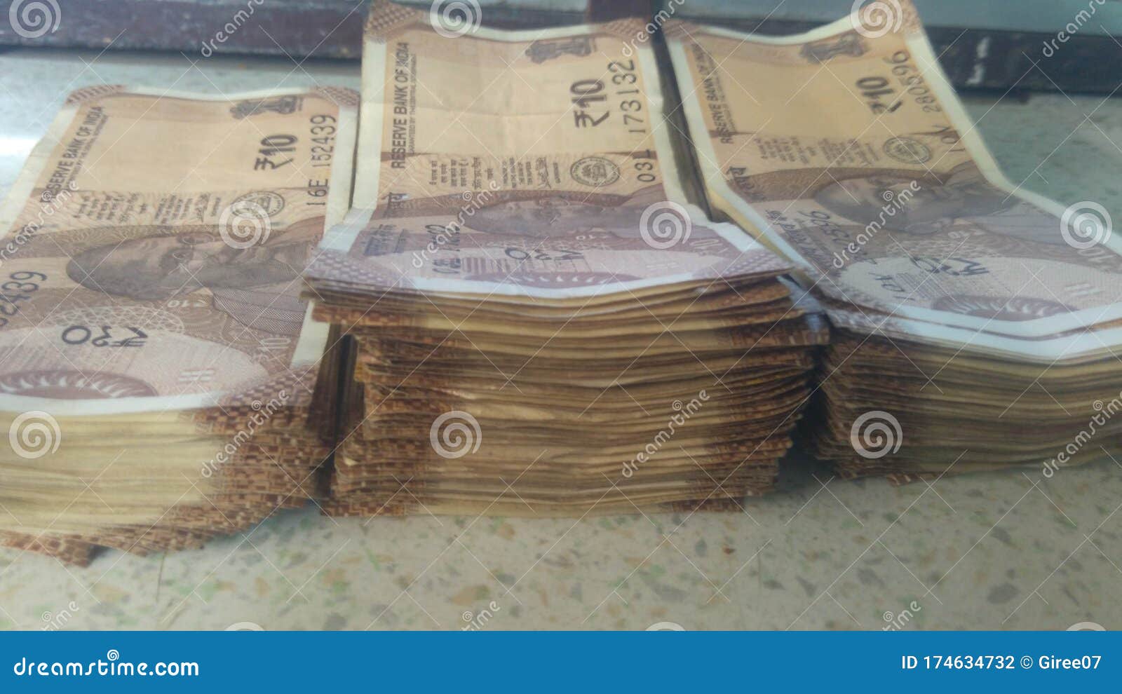 Indian currency stack stock photo. Image of earnings - 174634732