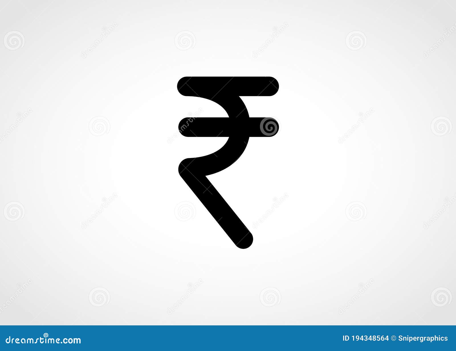 Indian Currency Rupee Symbol Design Stock Photo | CartoonDealer.com ...
