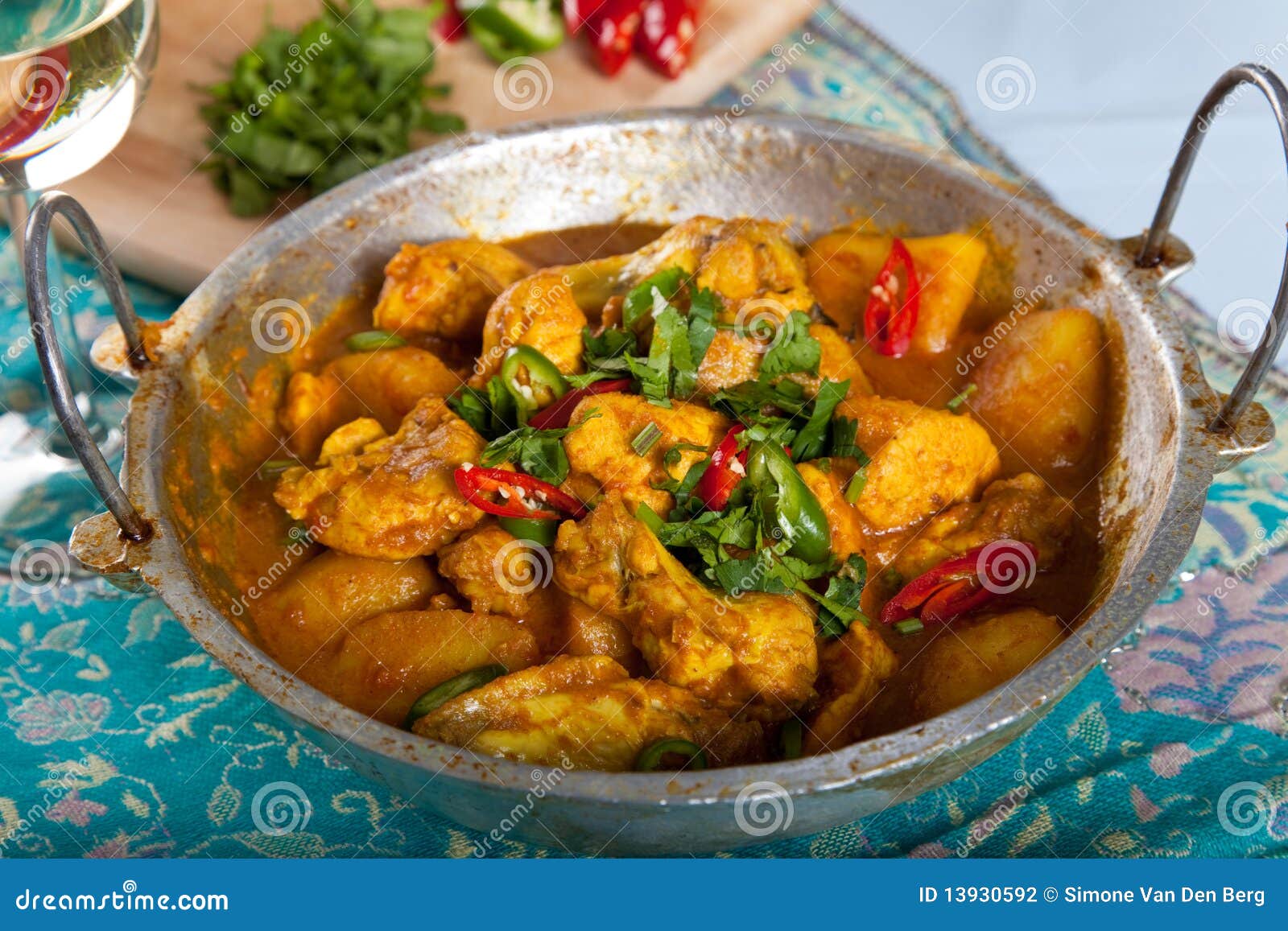 Indian curry stock photo. Image of chilies, wine, food - 13930592