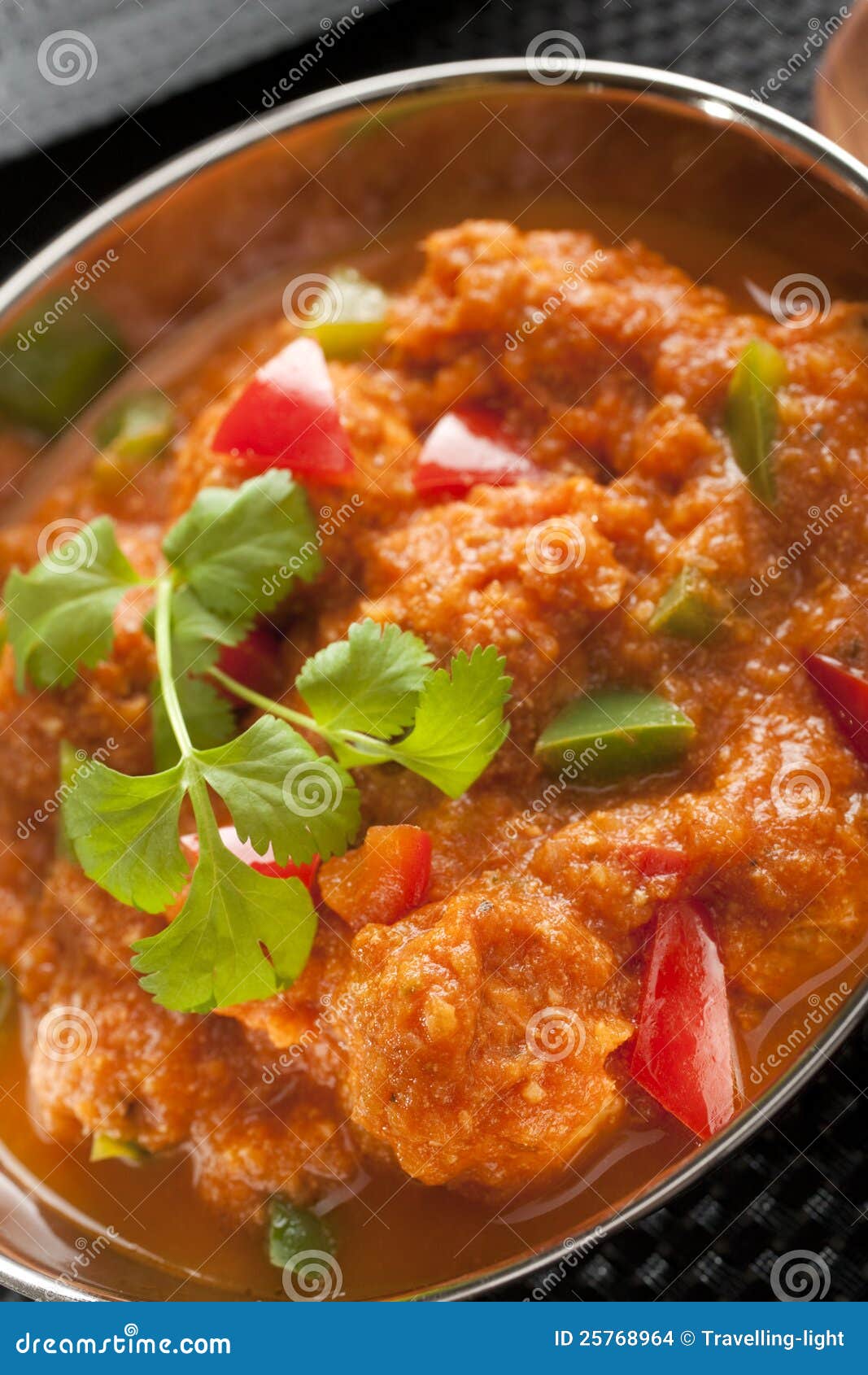 Chicken Jalfrezi Traditional Homemade Indian Spicy Curry Chilli Meat ...