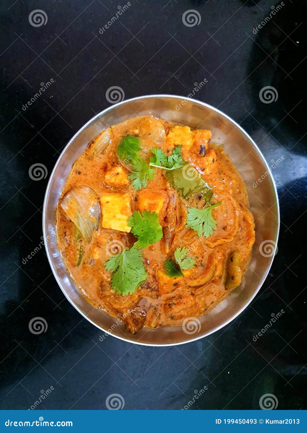Indian Curry Cusine Paneer Do Pyaja Stock Image - Image of cusine ...
