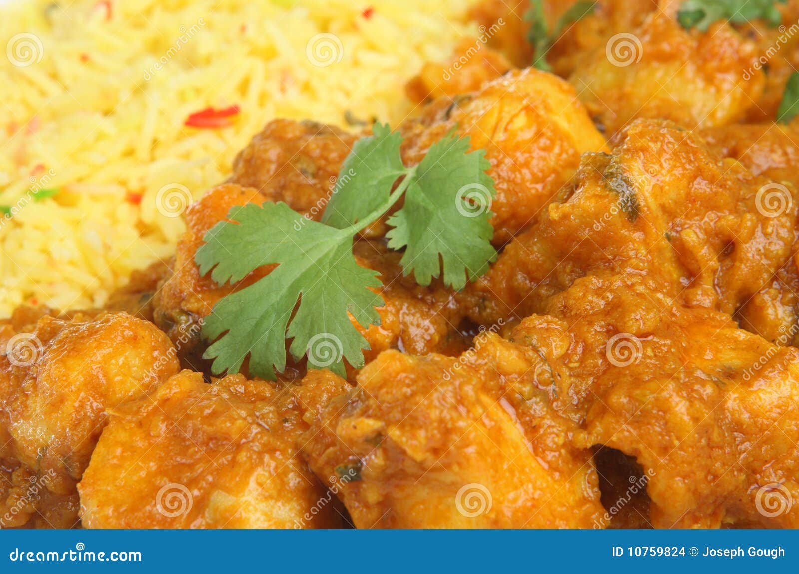 Indian Curry Takeaway stock photo. Image of closeup, rice - 10759824