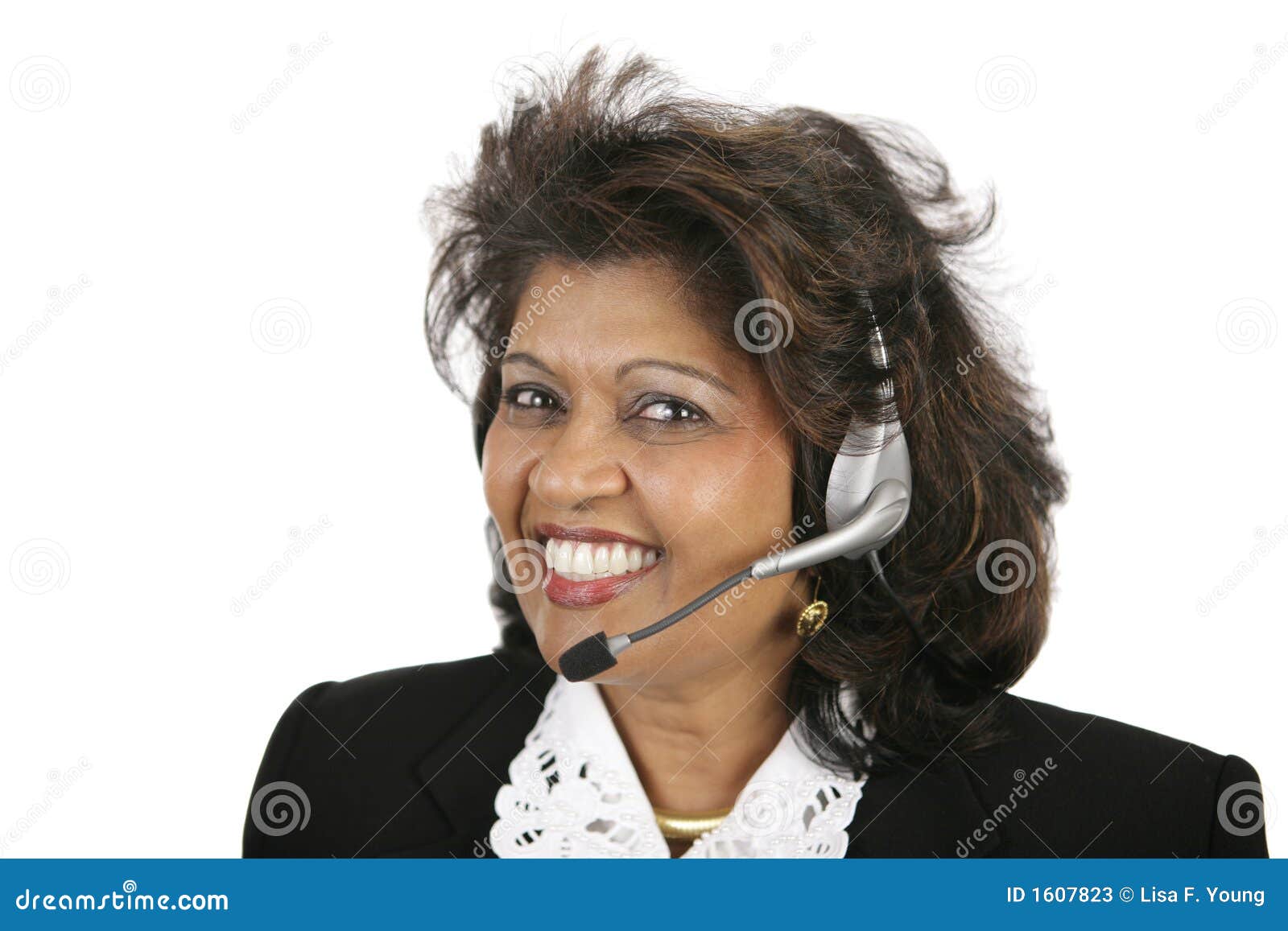 Indian Customer Service Agent Stock Image - Image of asia, latina: 1607823