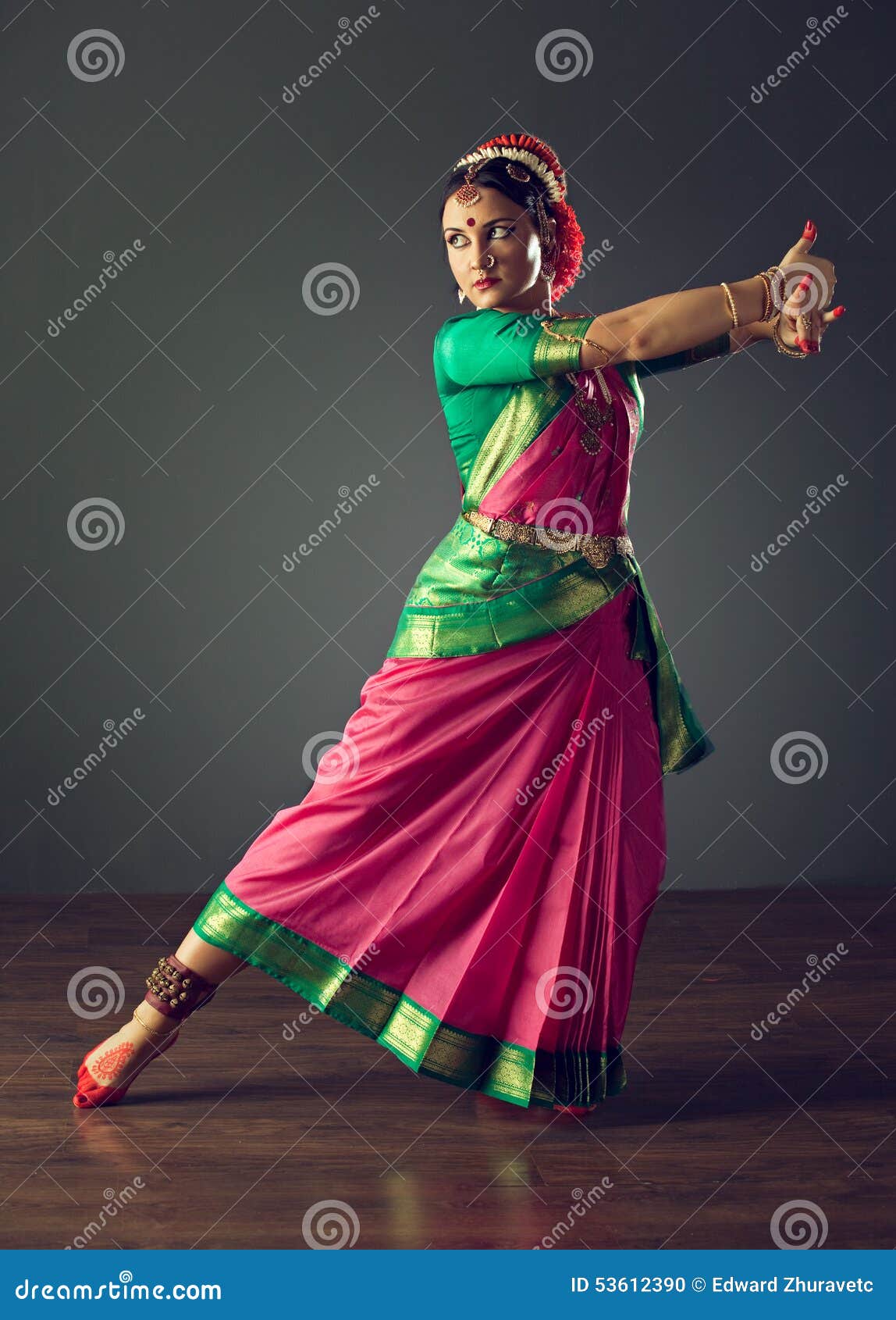 Indian dance stock photo. Image of expression, dance - 53612390