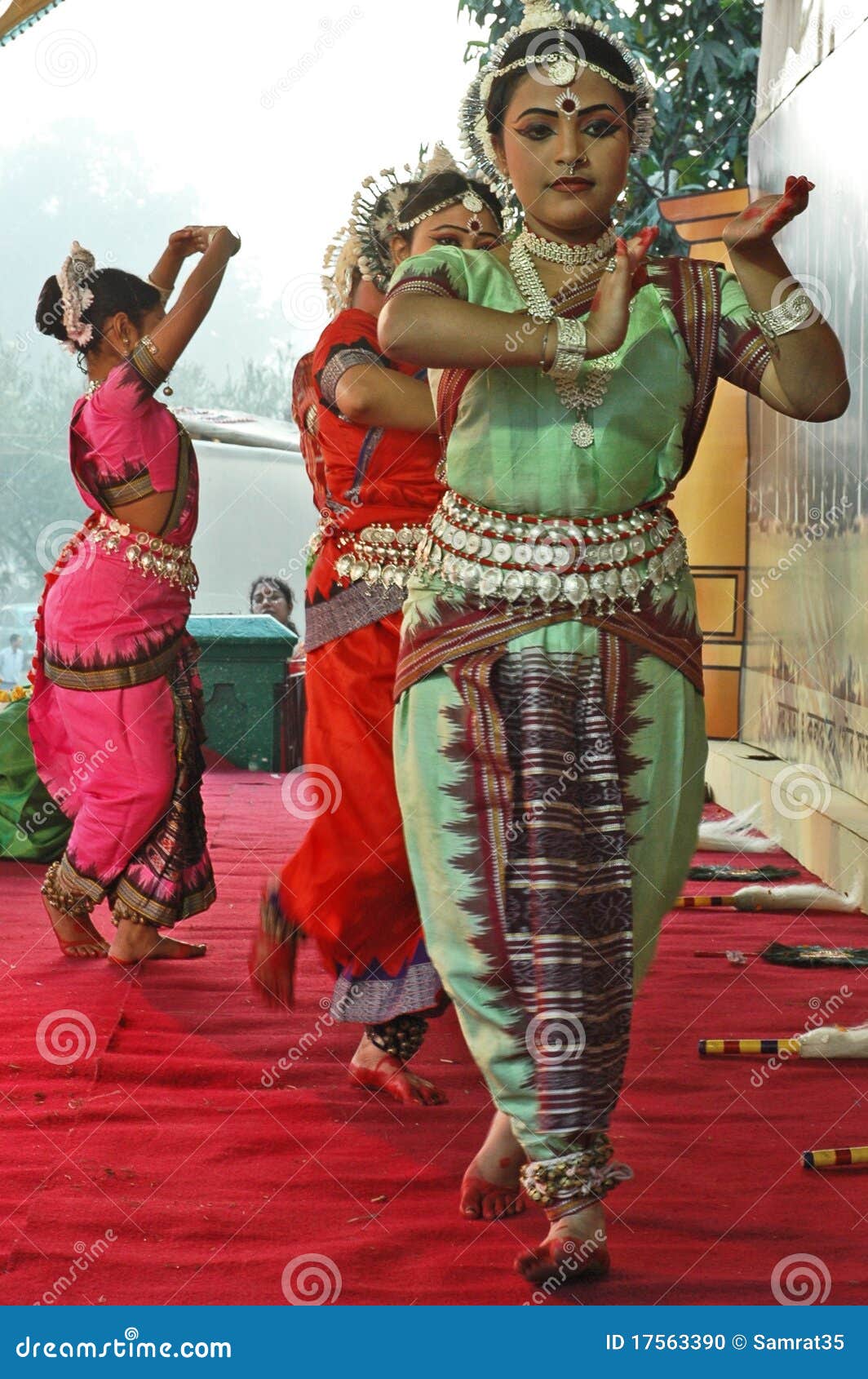 Indian Dancer editorial image. Image of colourful, dress - 17563390