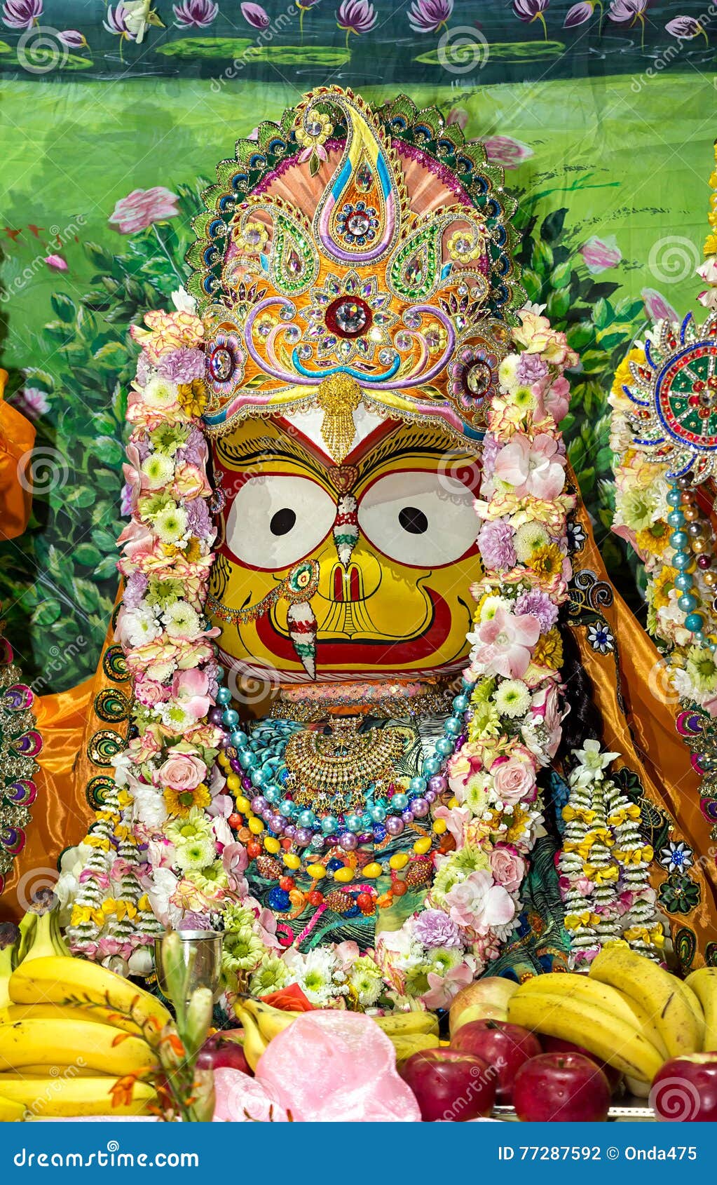Indian Deity Subhadra Closeup. Stock Photo - Image of goddess, festival ...
