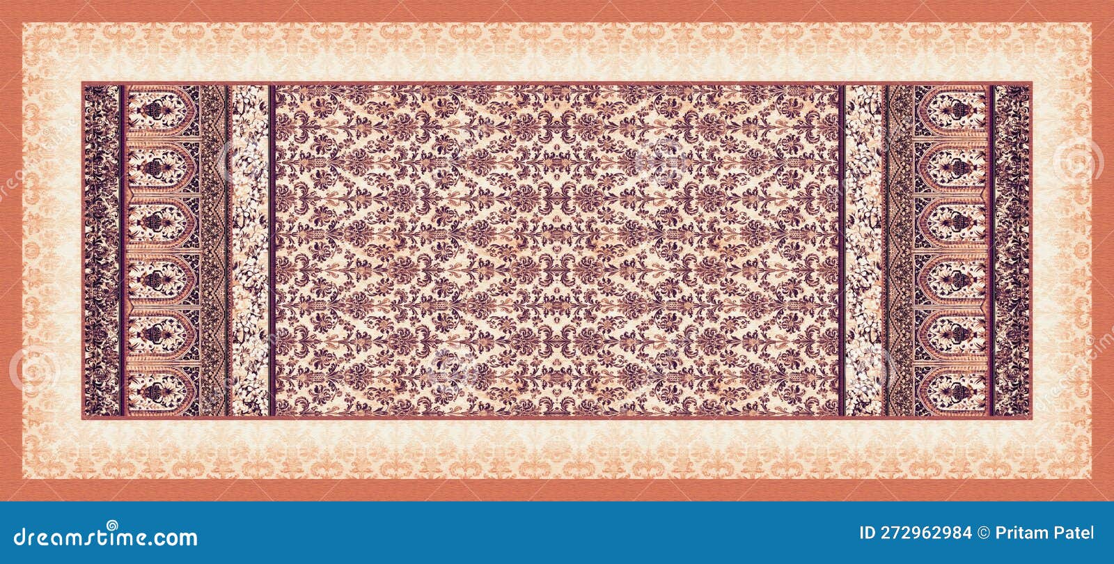 2020890371 dupatta stock illustration. Illustration of pattern - 272962984