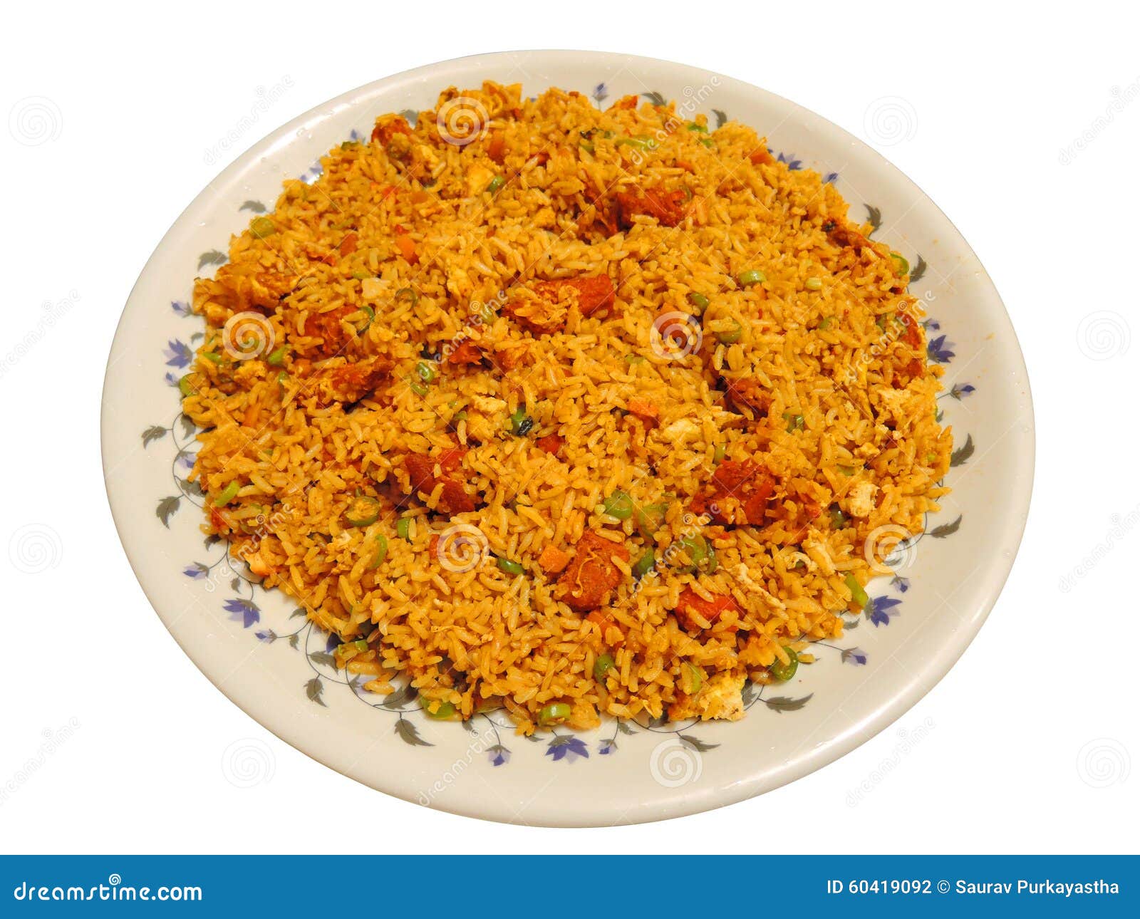 Indian Dish - Chicken Fried Rice Stock Photo - Image of chicken ...