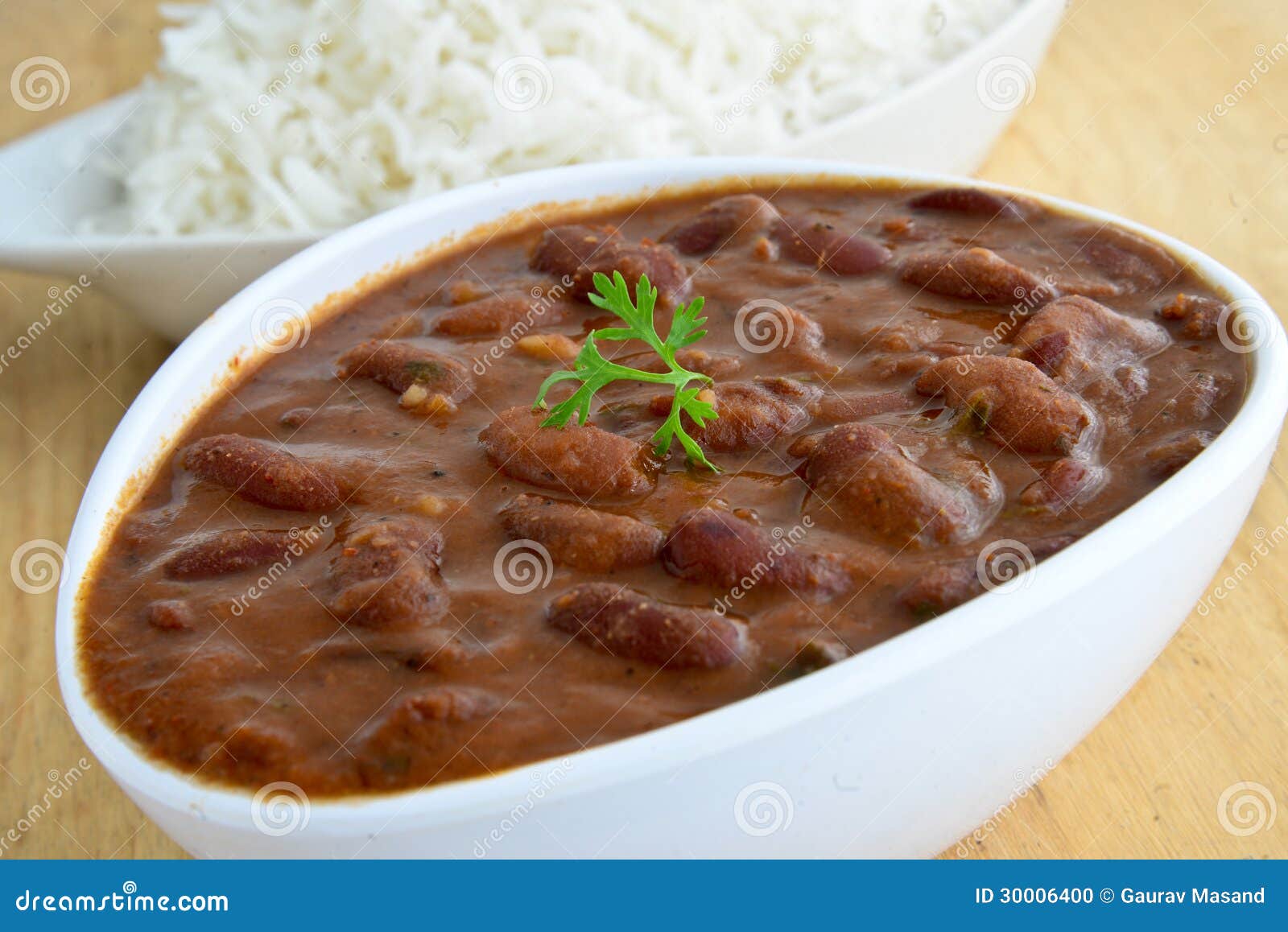 Rajma, Rice And Boondi Raita Stock Photo | CartoonDealer.com #186783978