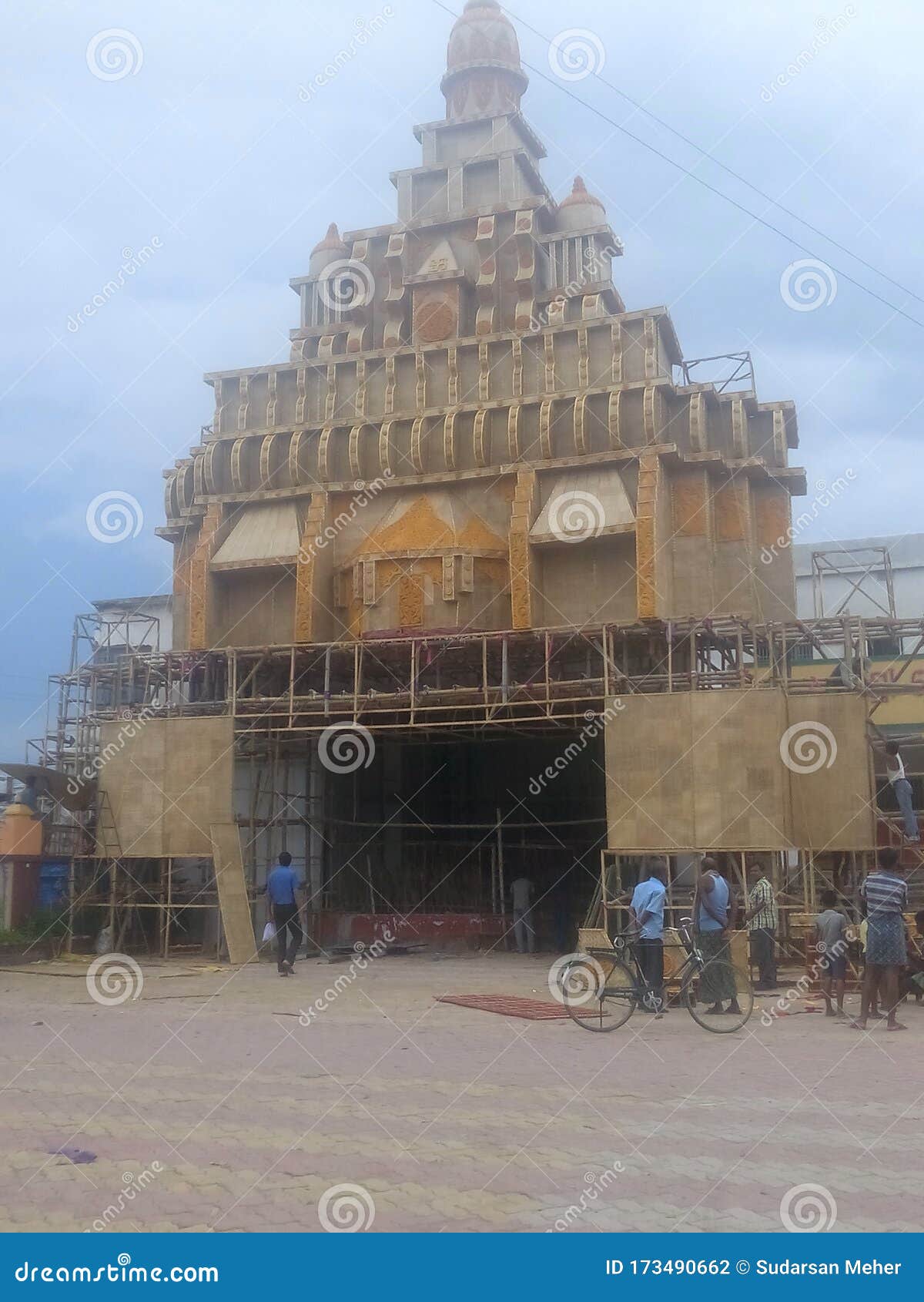 Indian Durga Debai Temple Degin Editorial Photography - Image of debai ...
