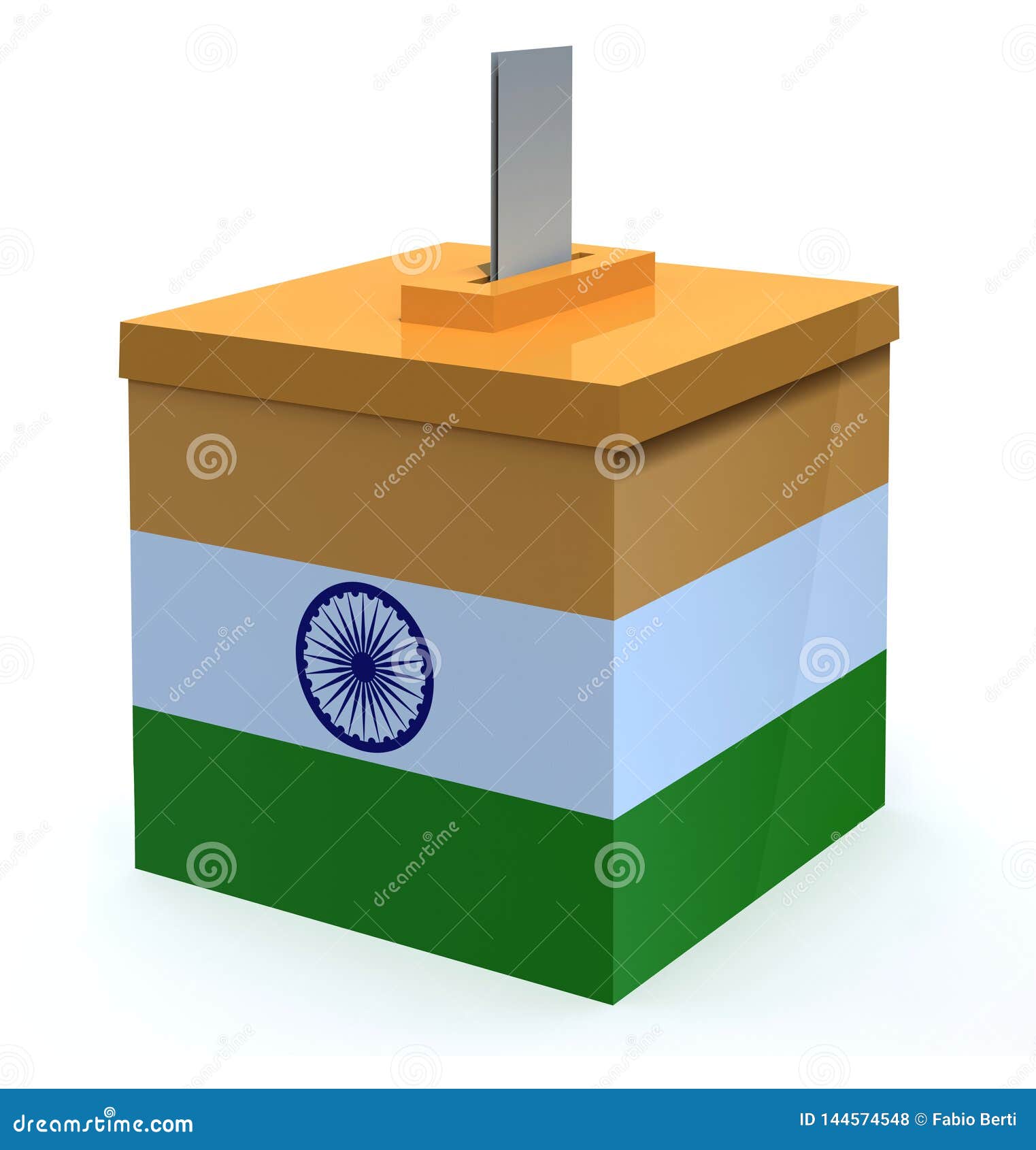 Indian election ballot box stock illustration. Illustration of nation ...
