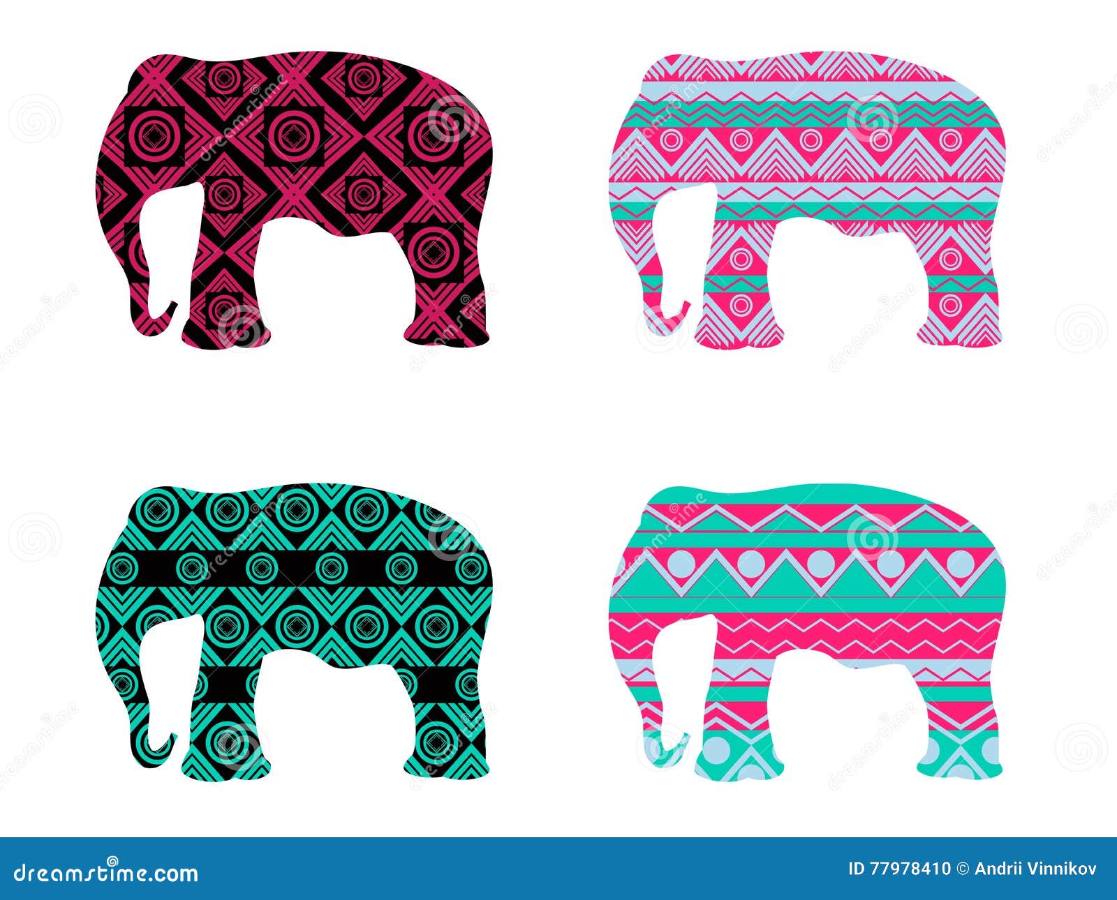 Tribal Elephant Background