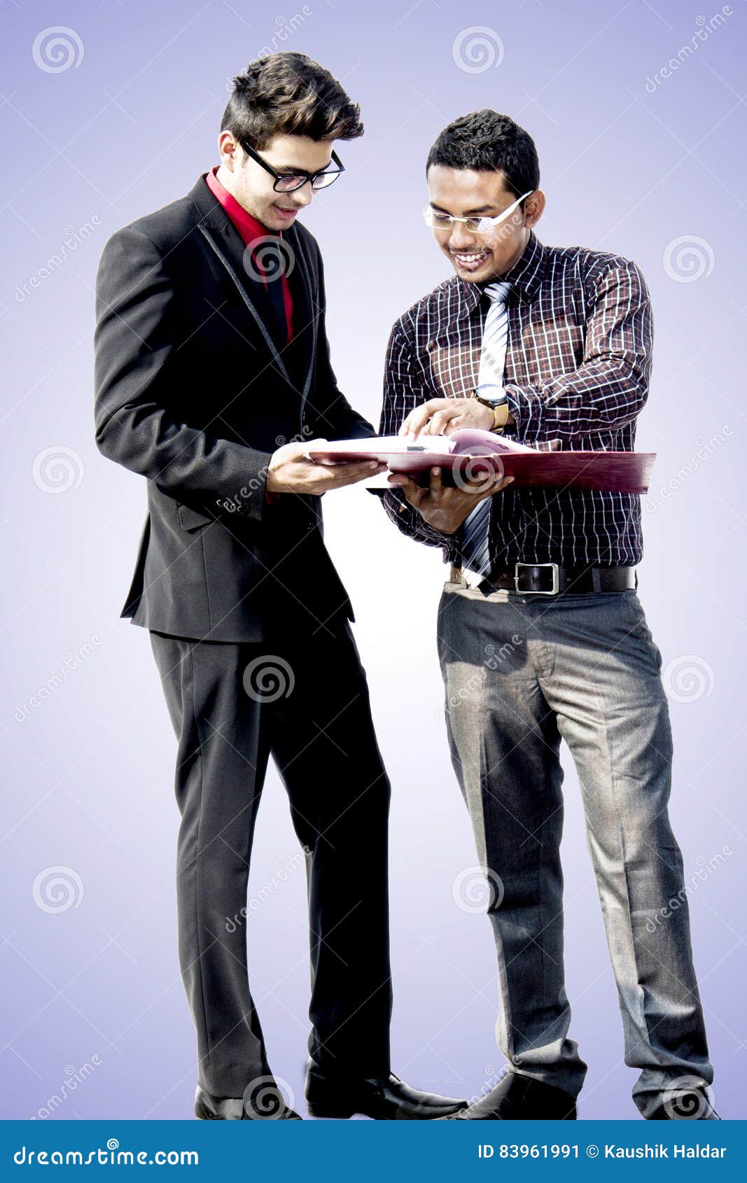 Indian Employees Working Together Stock Image - Image of discussing ...