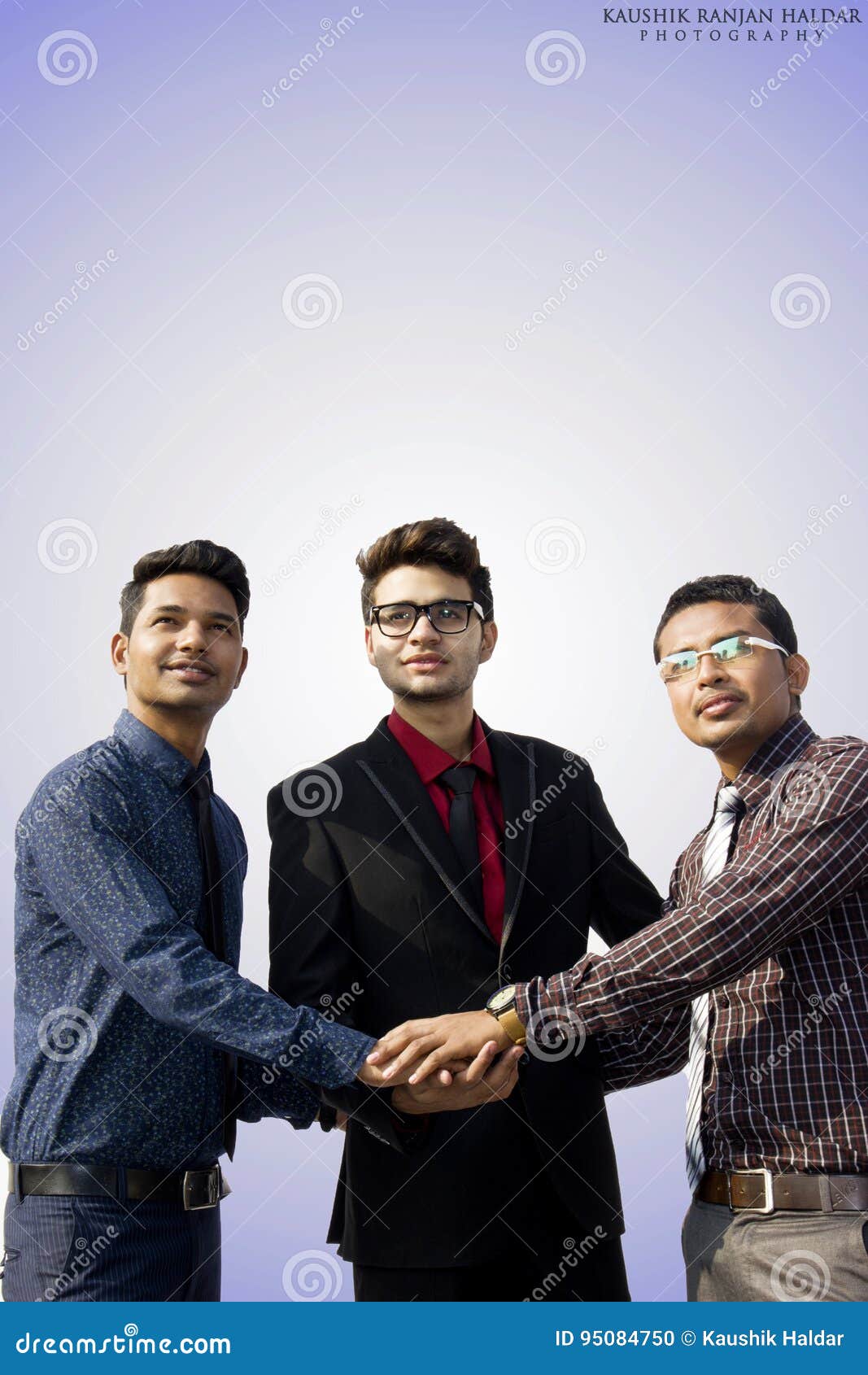 Indian Employees Working Together Stock Photo - Image of studio ...