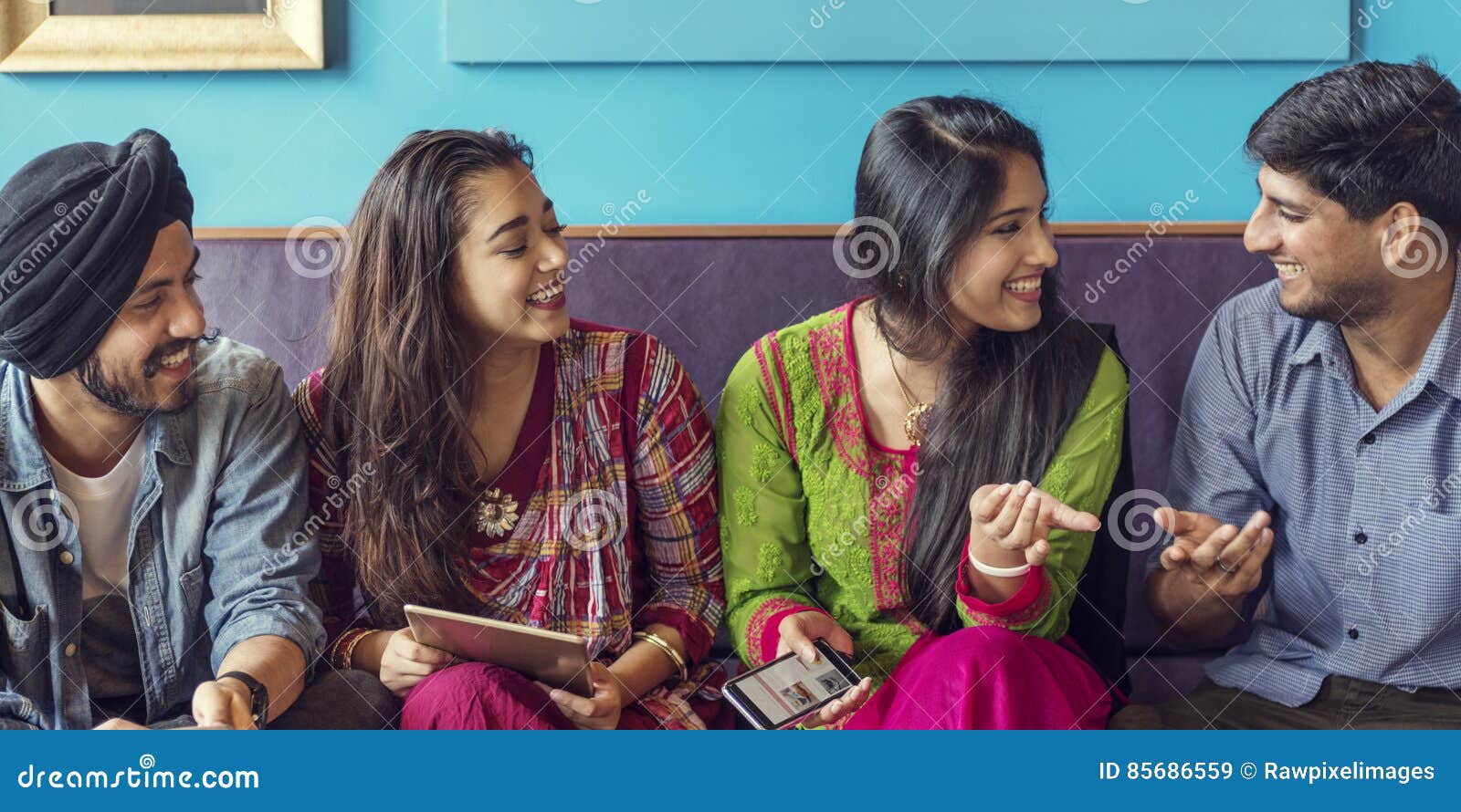 Indian Ethnicity Community Casual Cheerful Concept Stock Image - Image ...