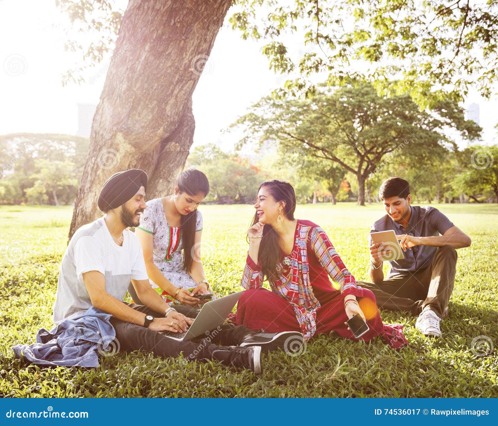 Indian Ethnicity Friendship Togetherness Concept Stock Image - Image of ...