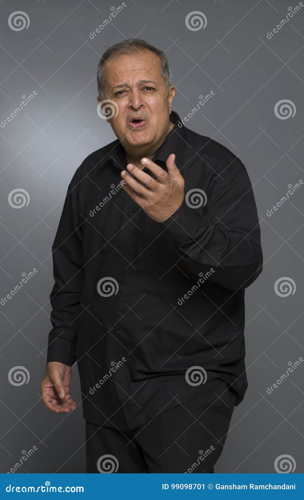 Indian man talking stock image. Image of person, india - 99098701