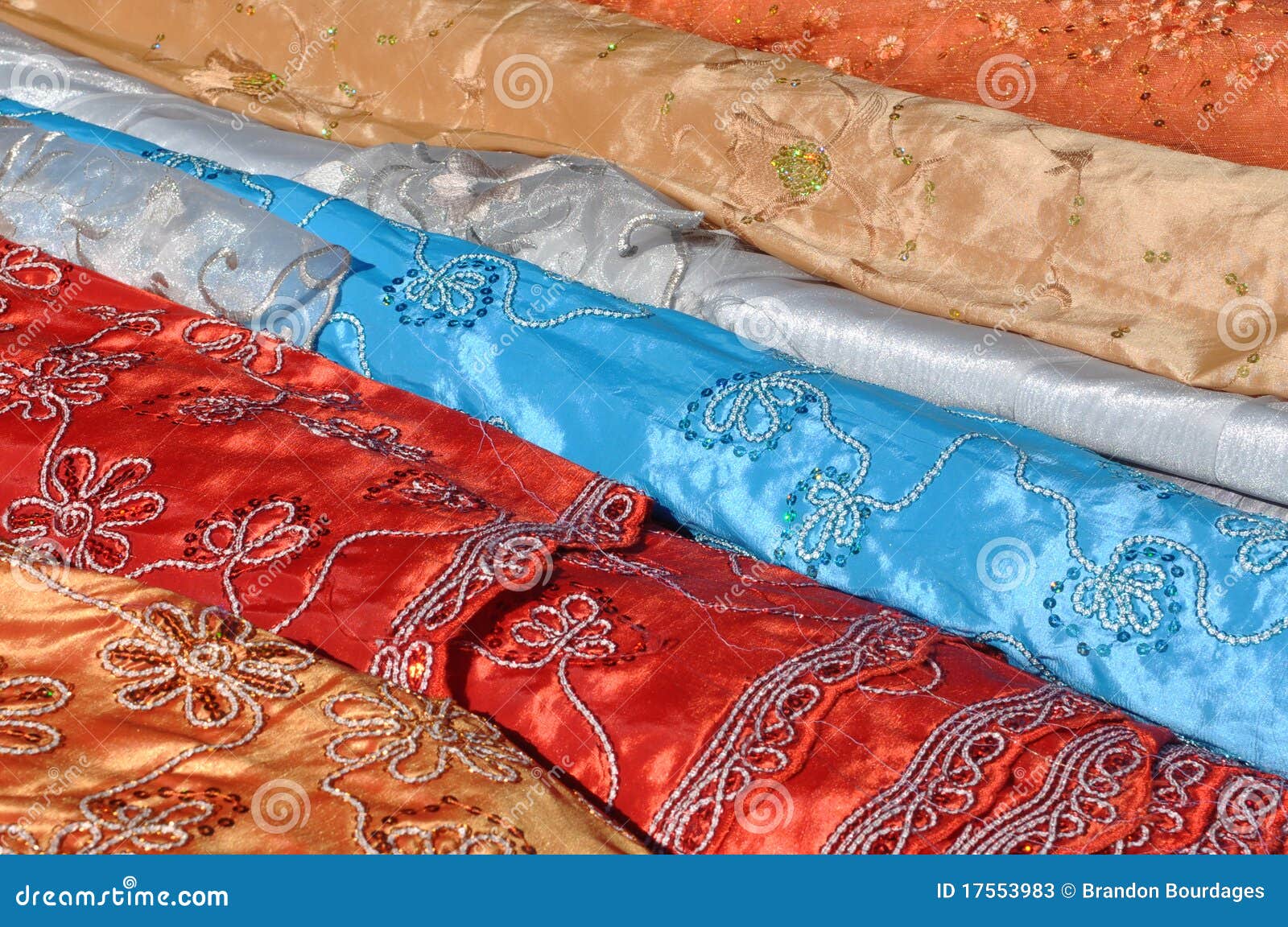 Indian Fabric stock image. Image of blue, craftsmanship - 17553983