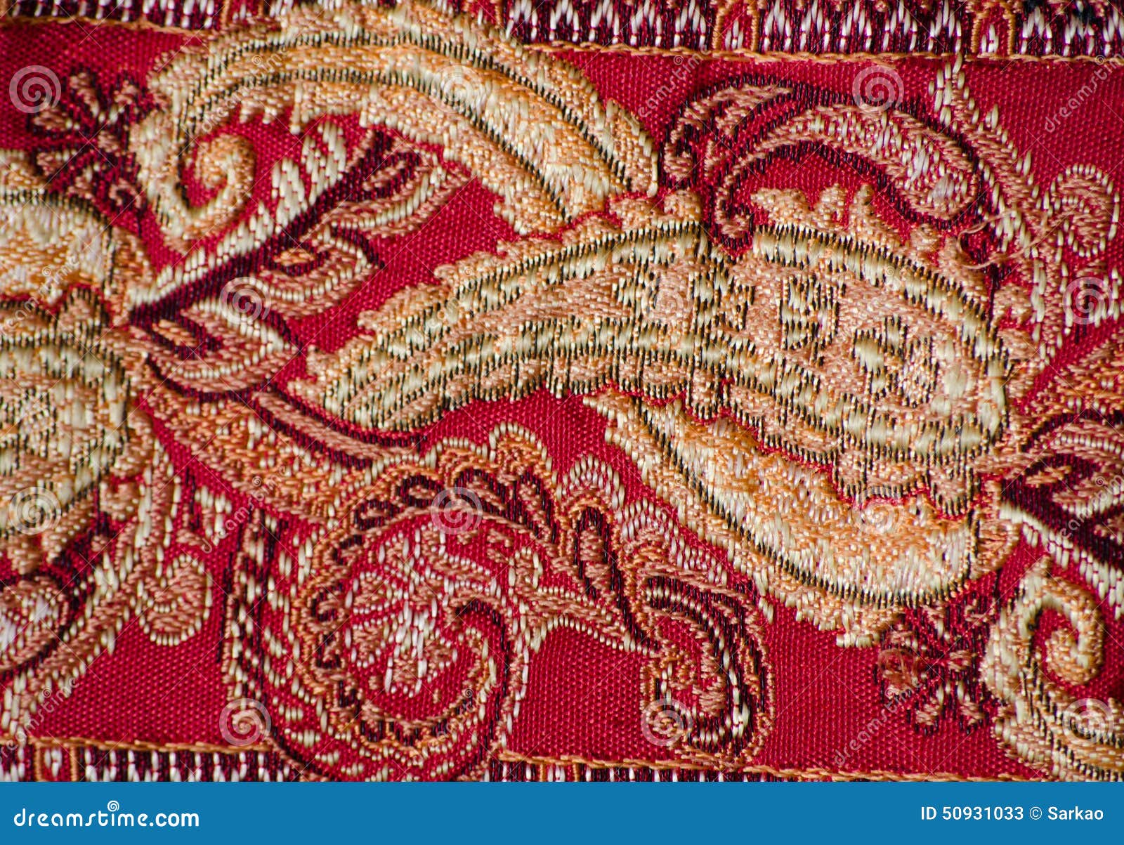 Indian fabric stock image. Image of ornamental, detail - 50931033