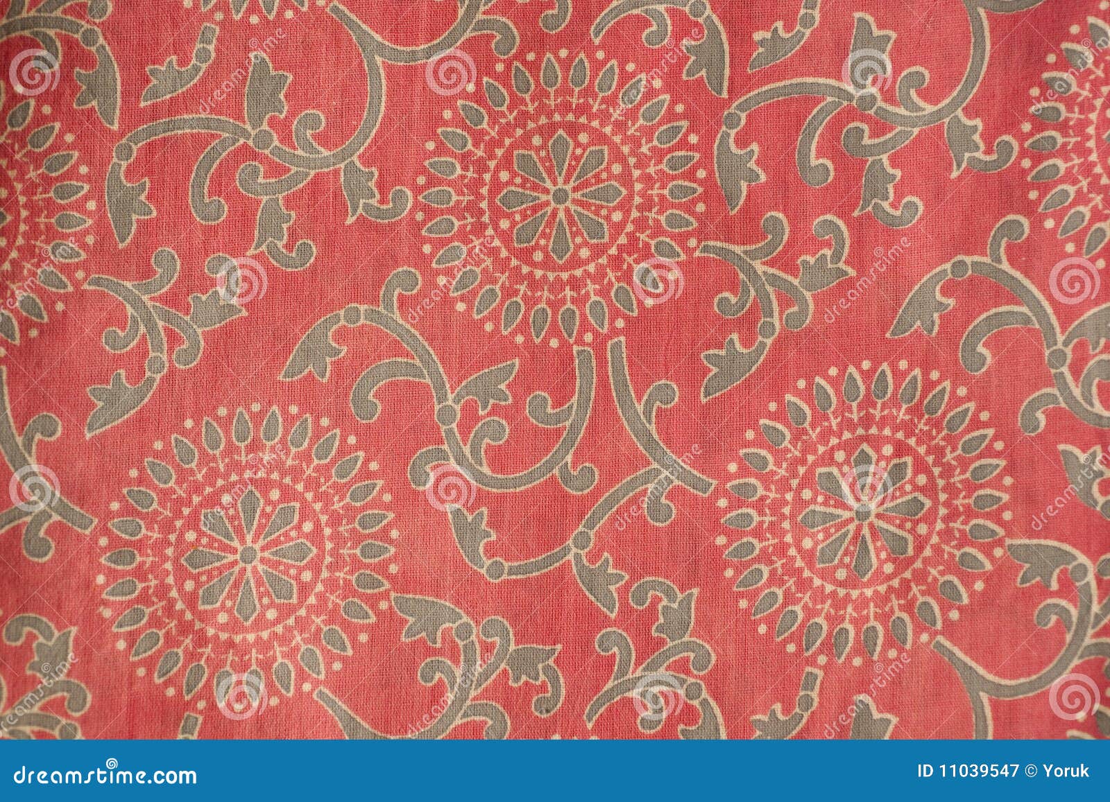 Indian Fabric With Traditional Design Stock Image - Image of ethnic ...