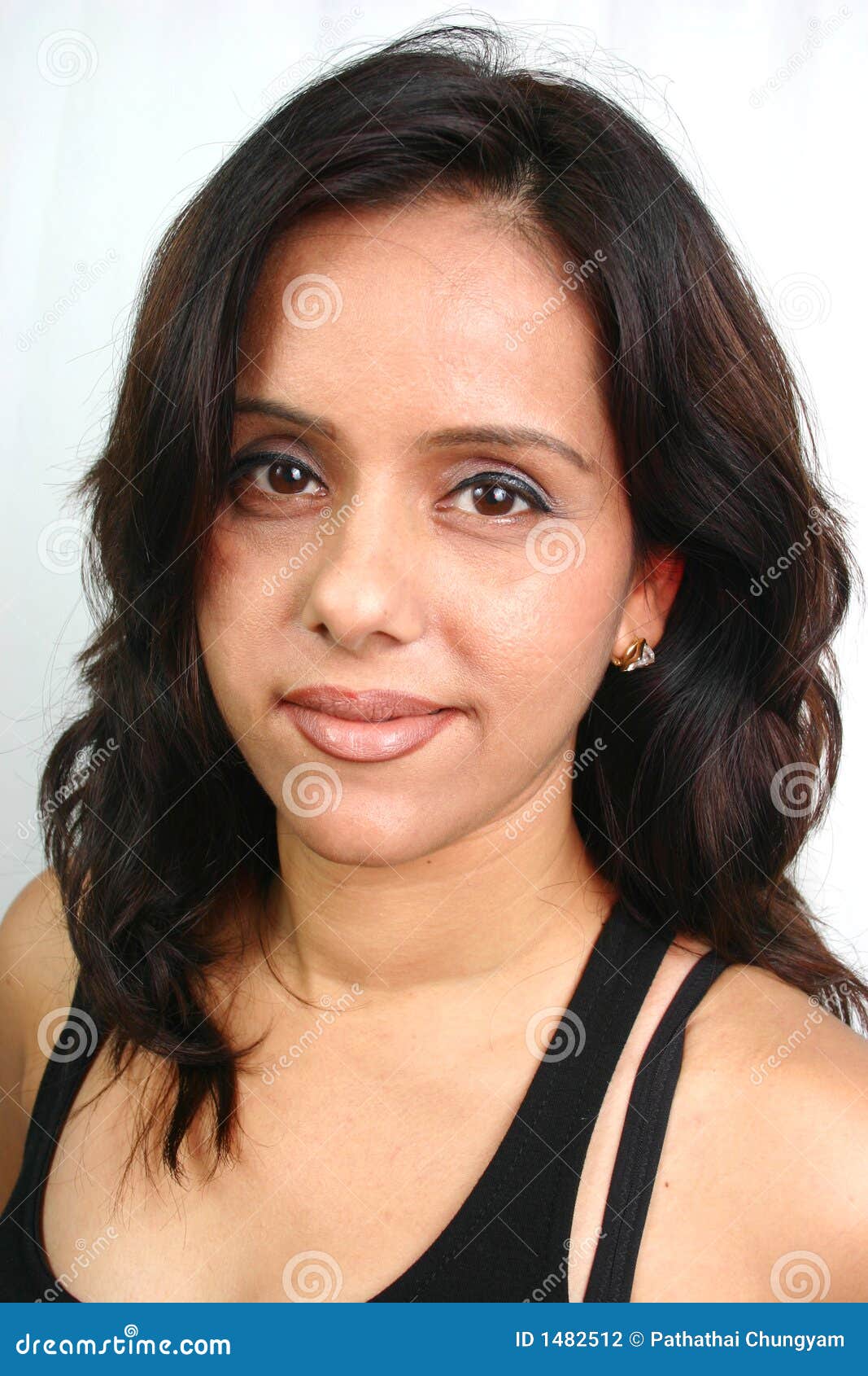 Indian face (series) stock photo. Image of isolate, friendly - 1482512