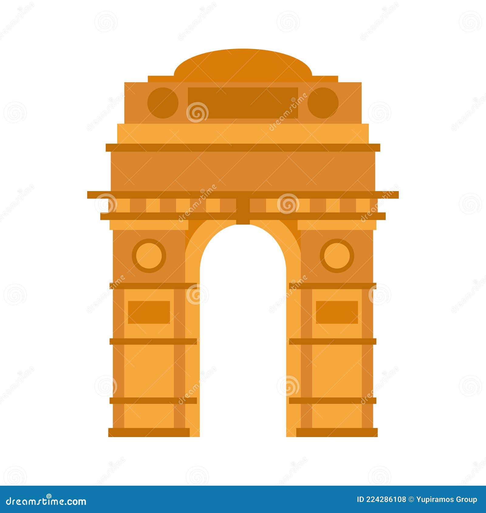 Indian Famous Roti Or Paratha. Roti In Plate Illustration Cartoon ...