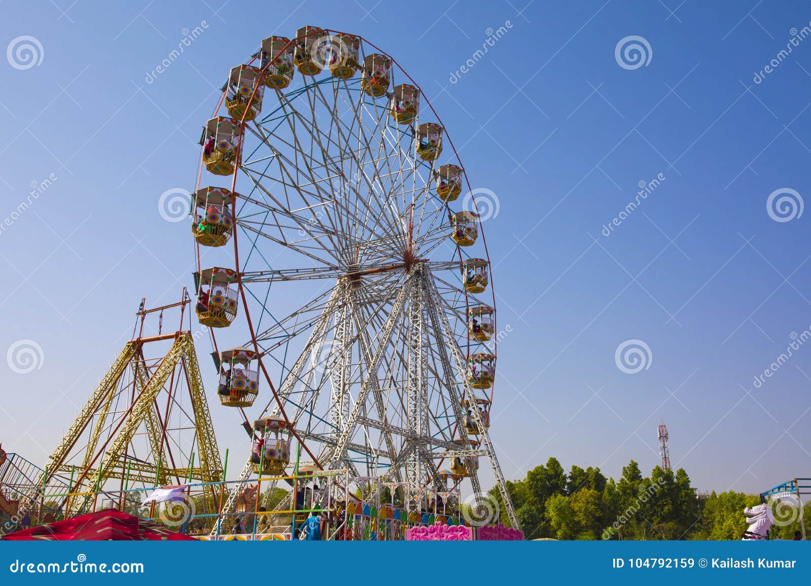 Big Wheel On A Fun Fare Royalty-Free Stock Photo | CartoonDealer.com ...
