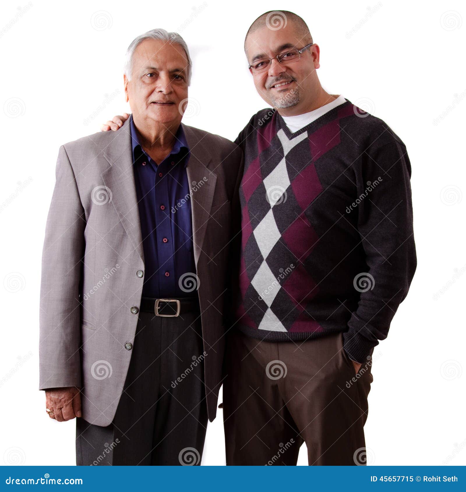 Indian Father Comforting And Embracing Handsome Teenage Son Who Is Sad ...