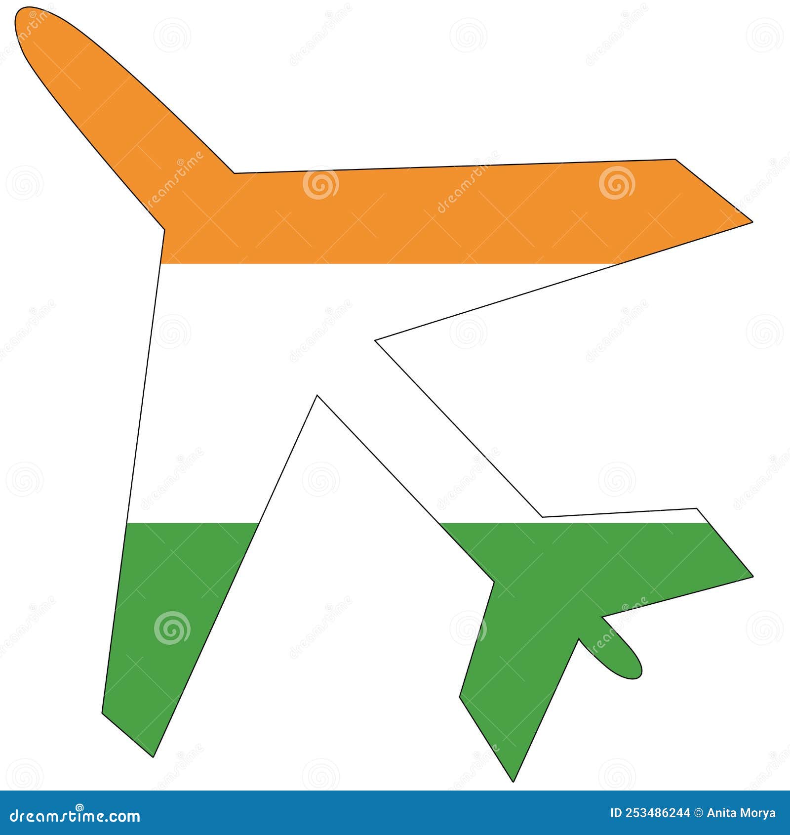Indian Fighter Plane Symbol of Freedom Stock Photo - Illustration of ...