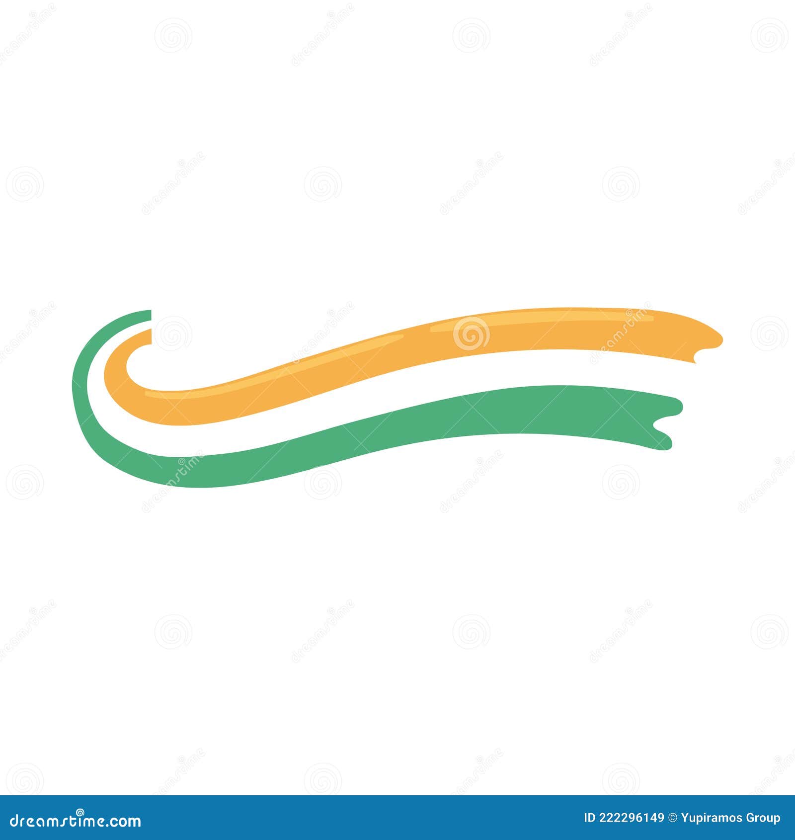 Indian flag curl stock vector. Illustration of patriotism - 222296149