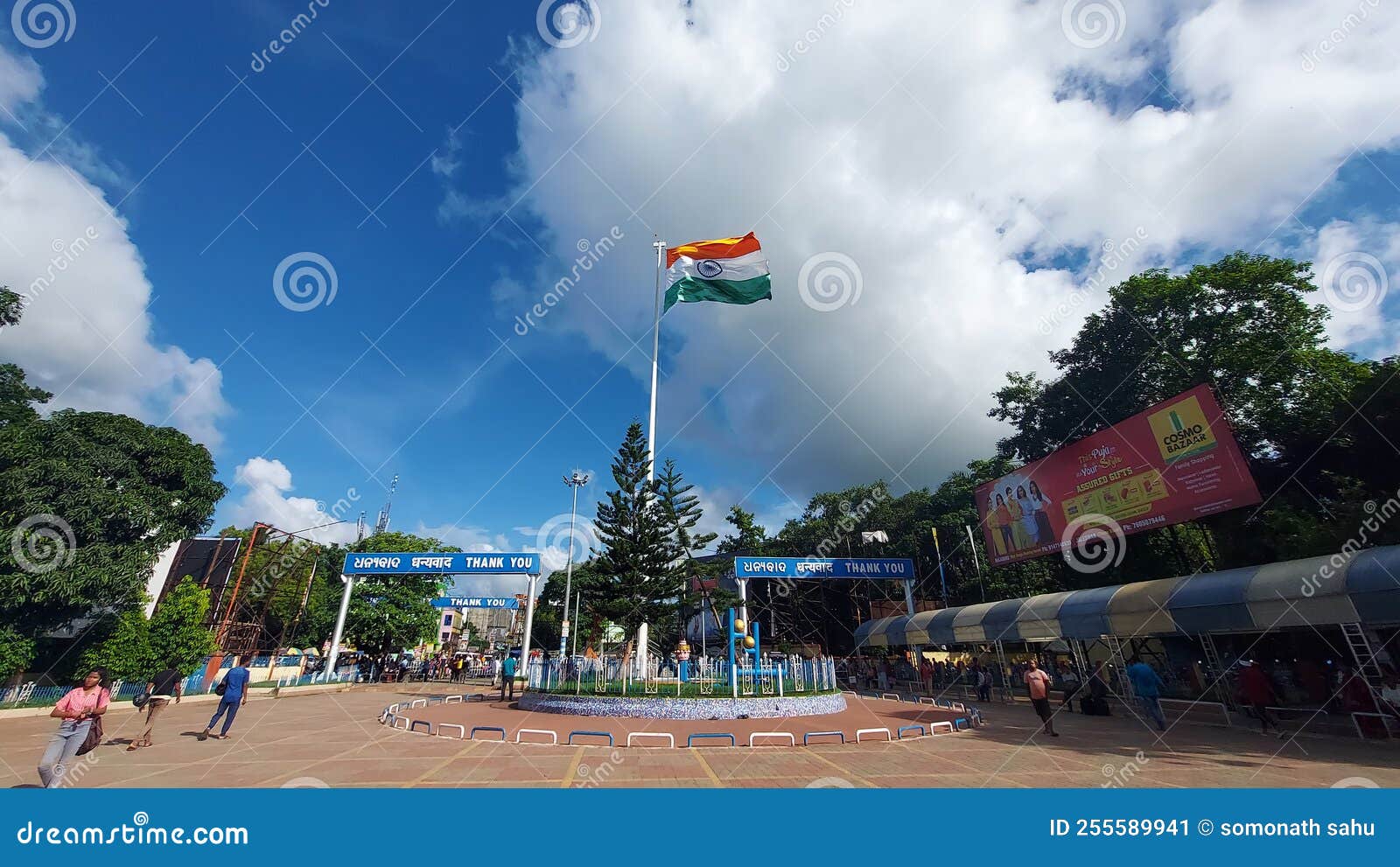 Indian Flag Flying editorial photo. Image of flag, indian - 255589941