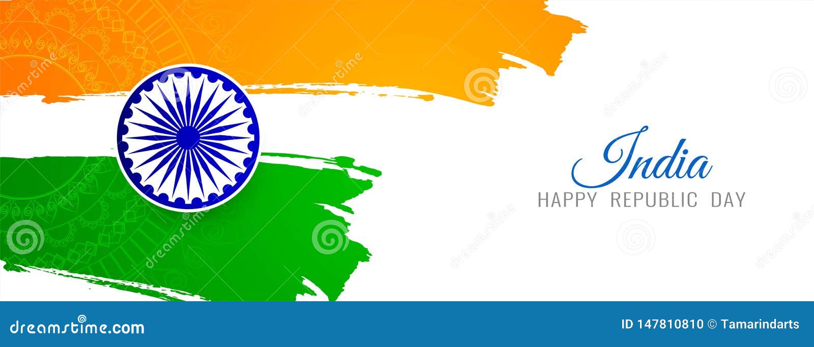 Indian Flag Theme Stylish Banner Vector Stock Vector - Illustration of ...