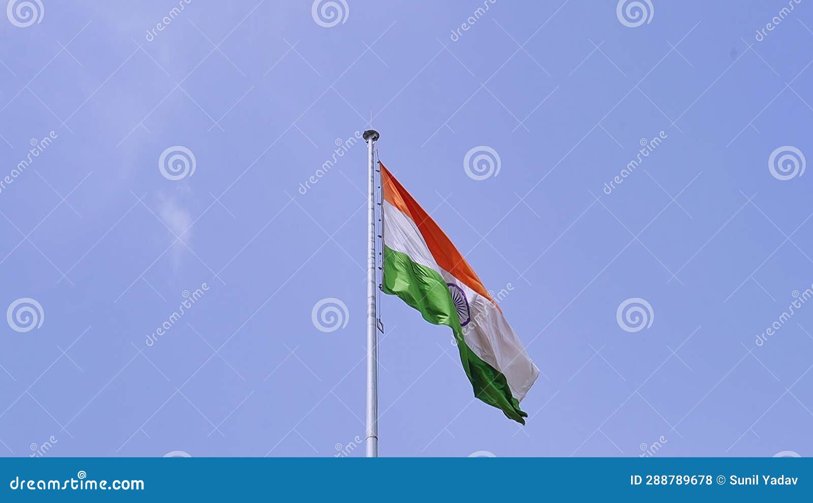 An Indian flag stock footage. Video of focus, tricolored - 288789678