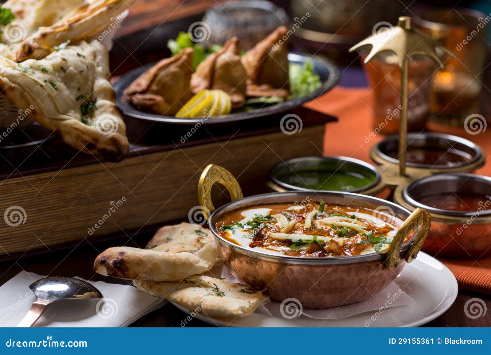Indian food stock image. Image of massala, sauces, horizontal - 29155361