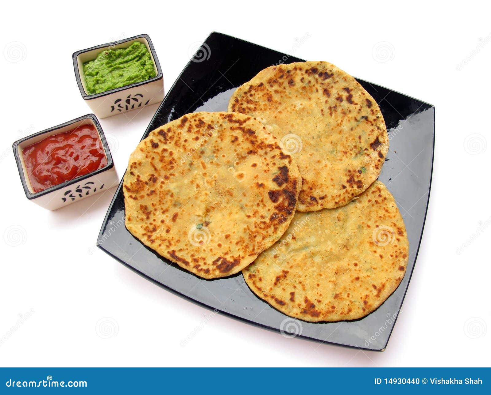 Indian Food-Aloo Paratha stock photo. Image of fats, spices - 14930440