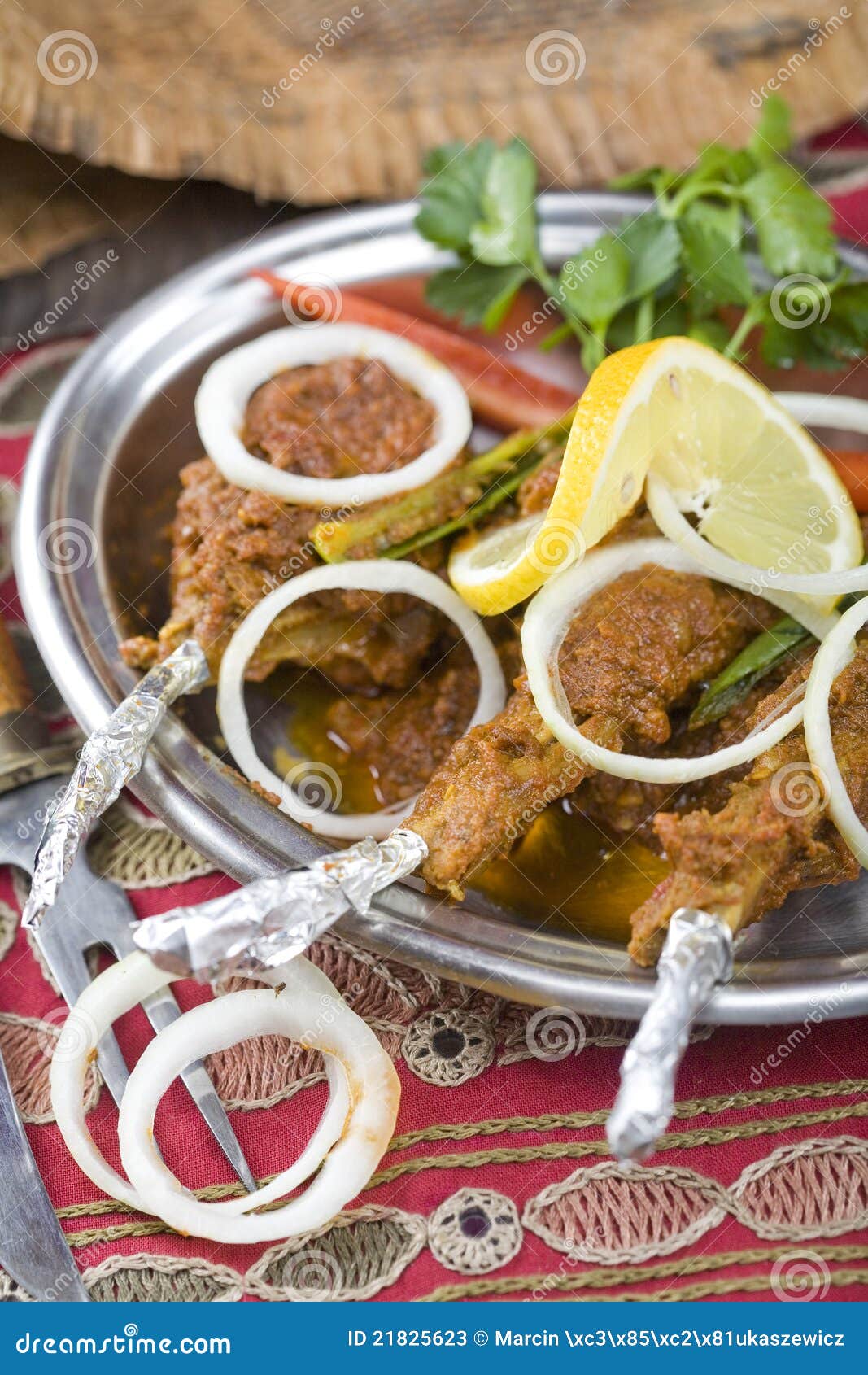 Indian food, Chops Masala. stock image. Image of dish - 21825623