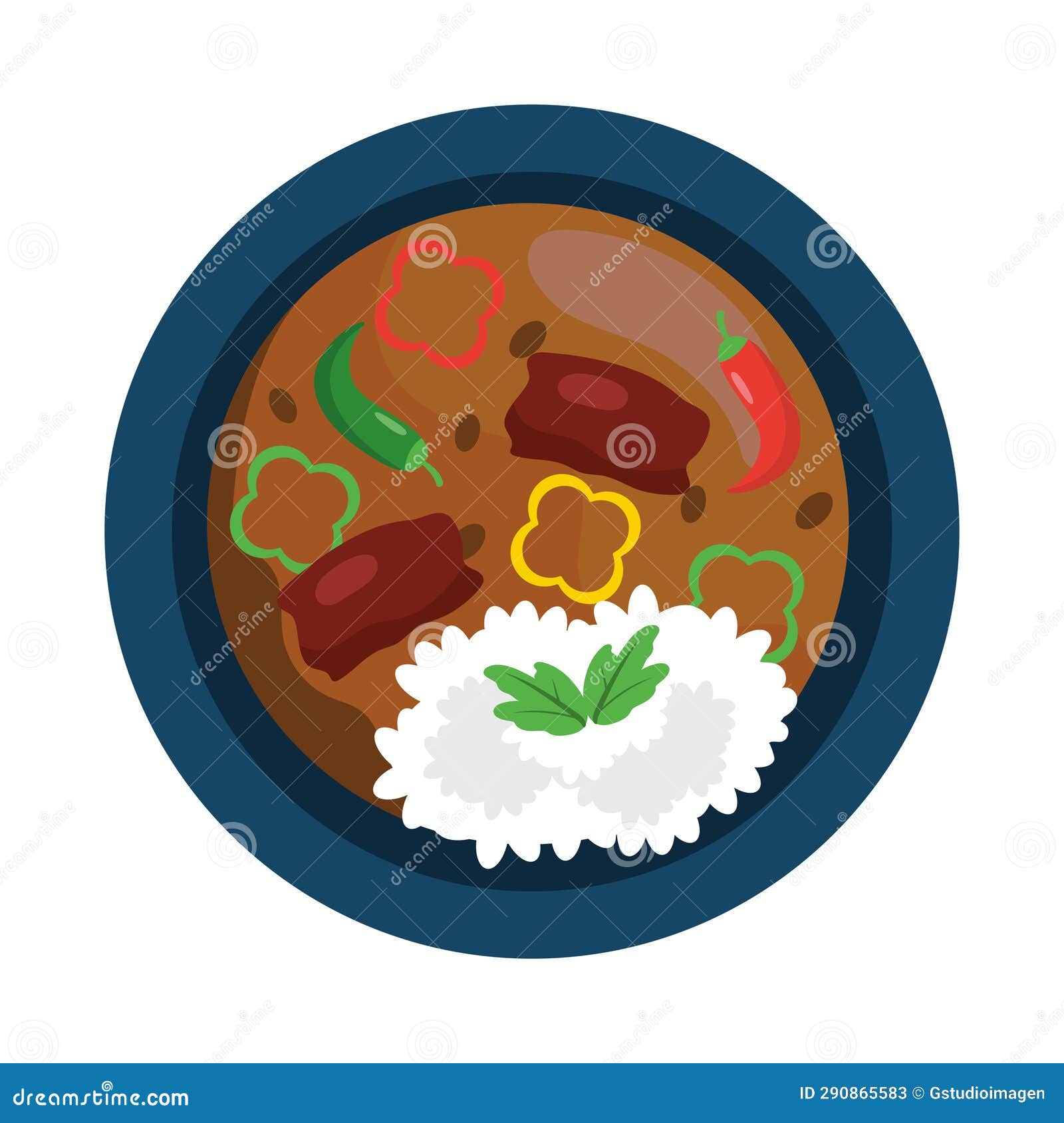 Indian food delicious icon stock illustration. Illustration of vector ...