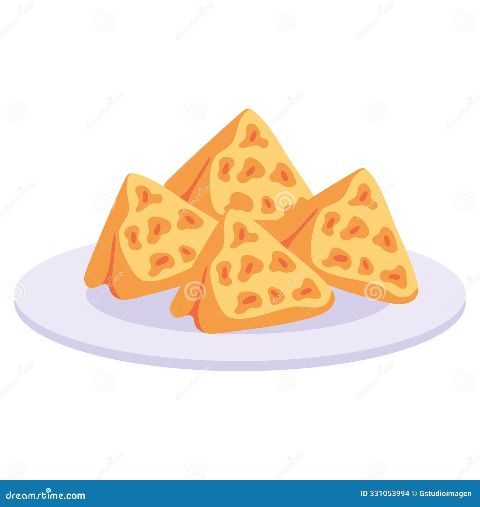 Gulab Jamun. Indian Traditional Food. Vector Color Realistic ...