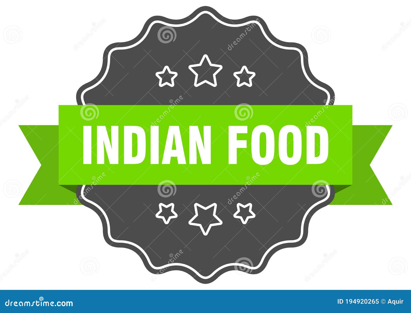 Indian food label stock vector. Illustration of peeler - 194920265