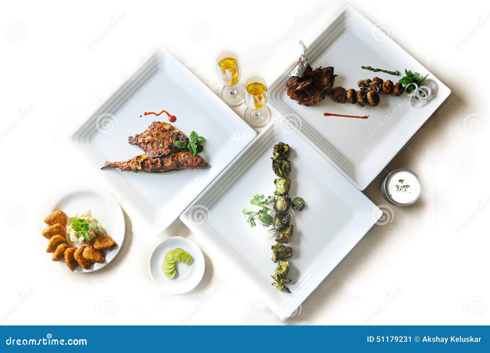 Indian food main course stock image. Image of crispy - 51179231