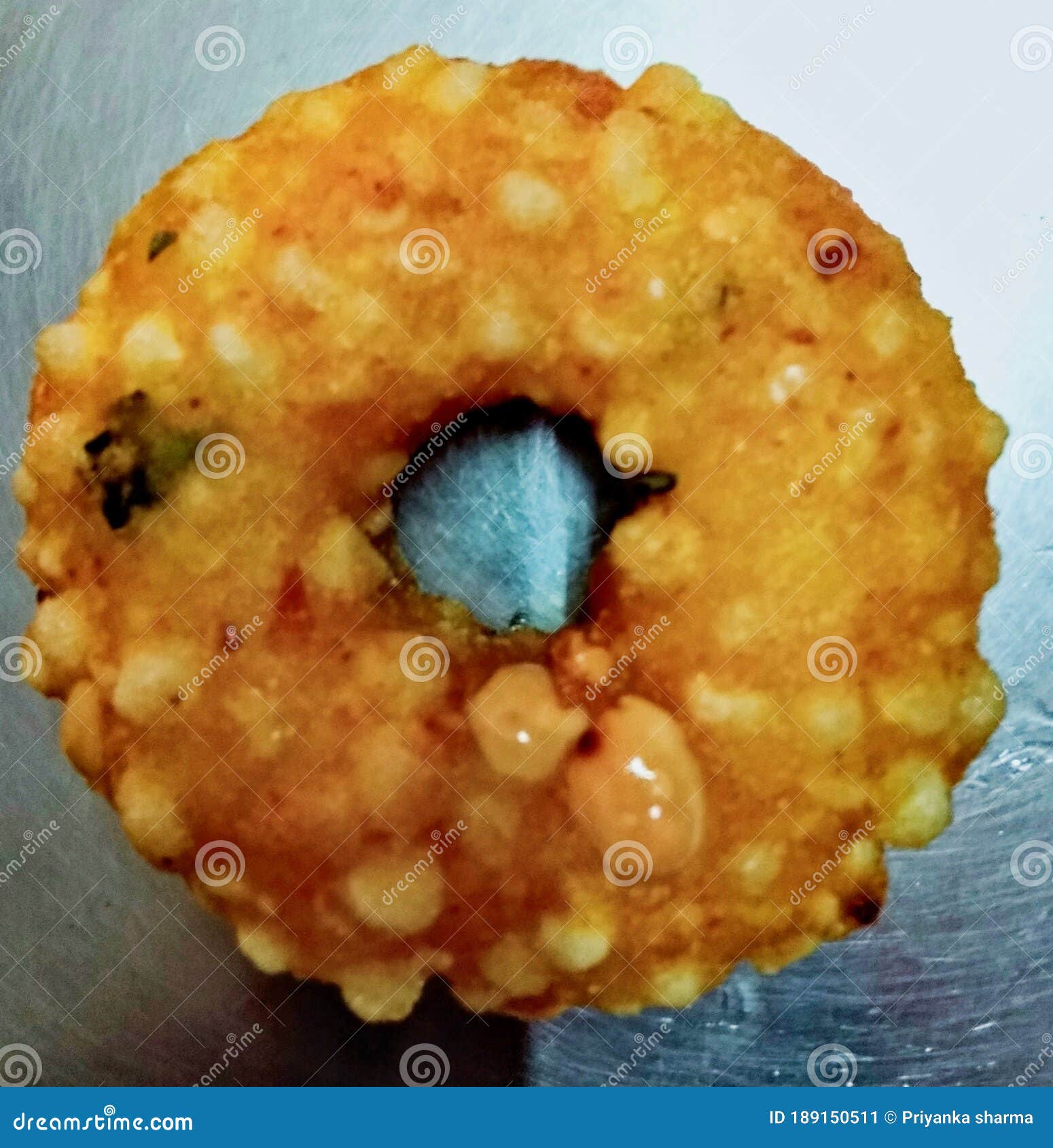 Indian food sabuna wada stock image. Image of peanut - 189150511