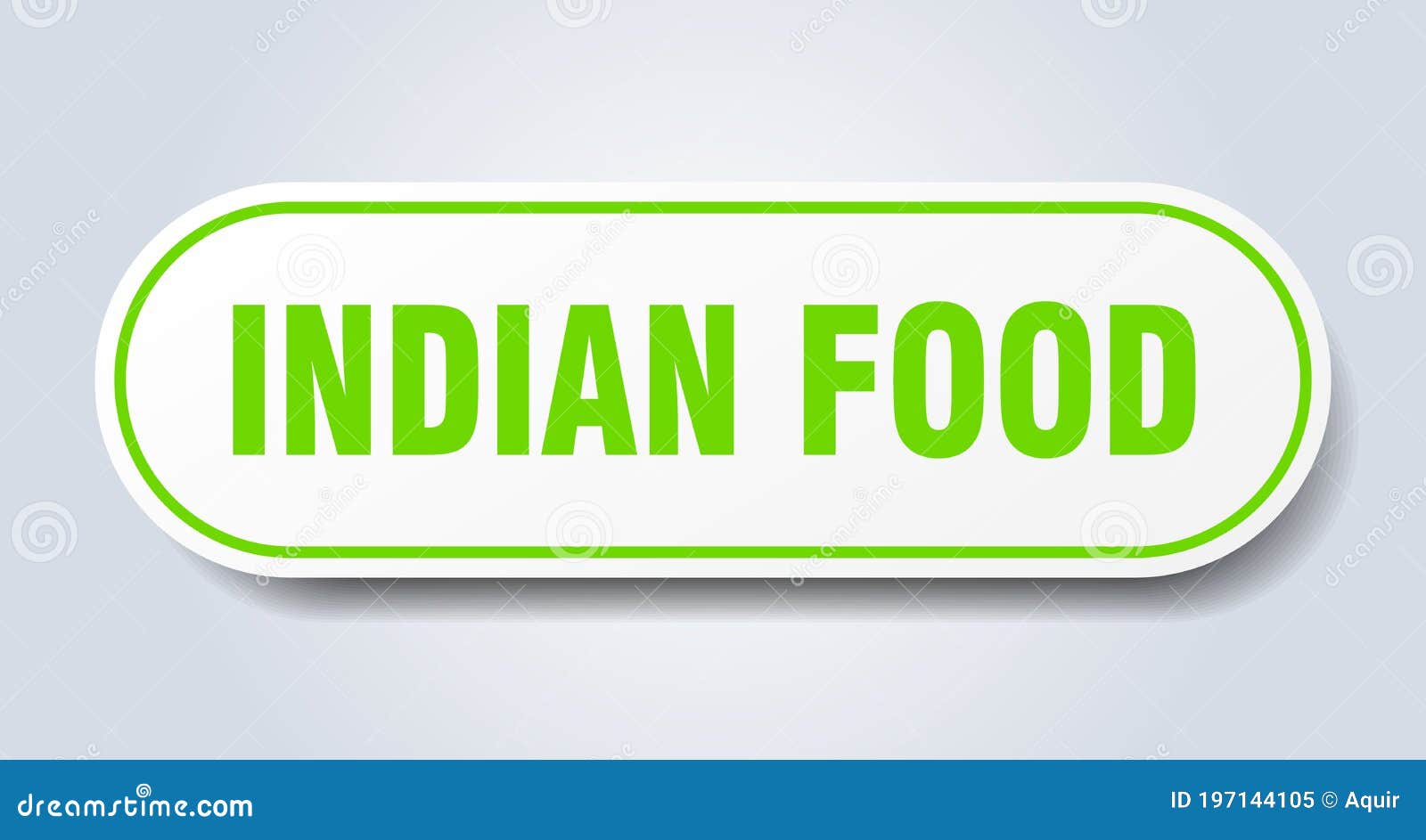Indian food sticker. stock vector. Illustration of premium - 197144105