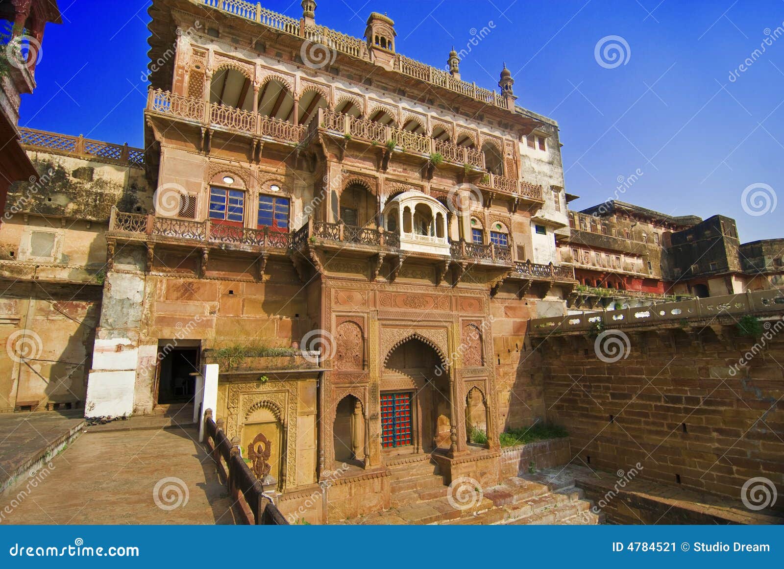 Indian Fort stock image. Image of huge, steps, architecture - 4784521