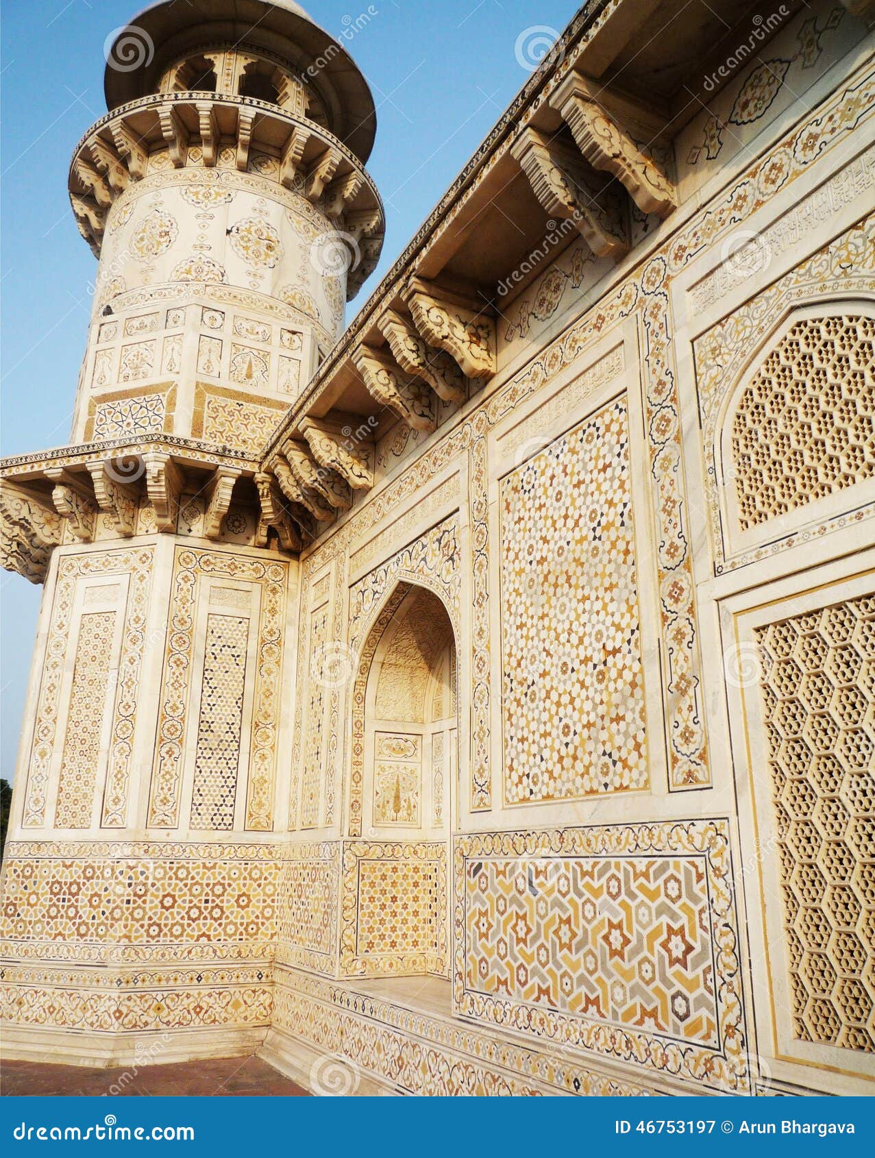 Indian Fort stock image. Image of agra, islamic, palace - 46753197