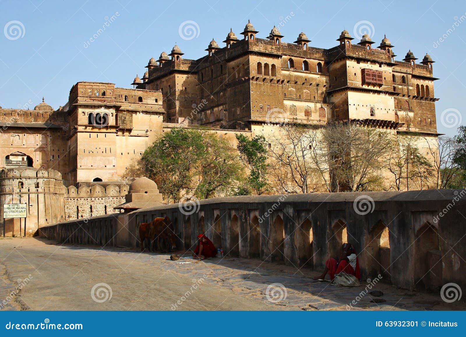 Indian Fort Rajput Warrior Ancient Architecture Royalty-Free Stock ...
