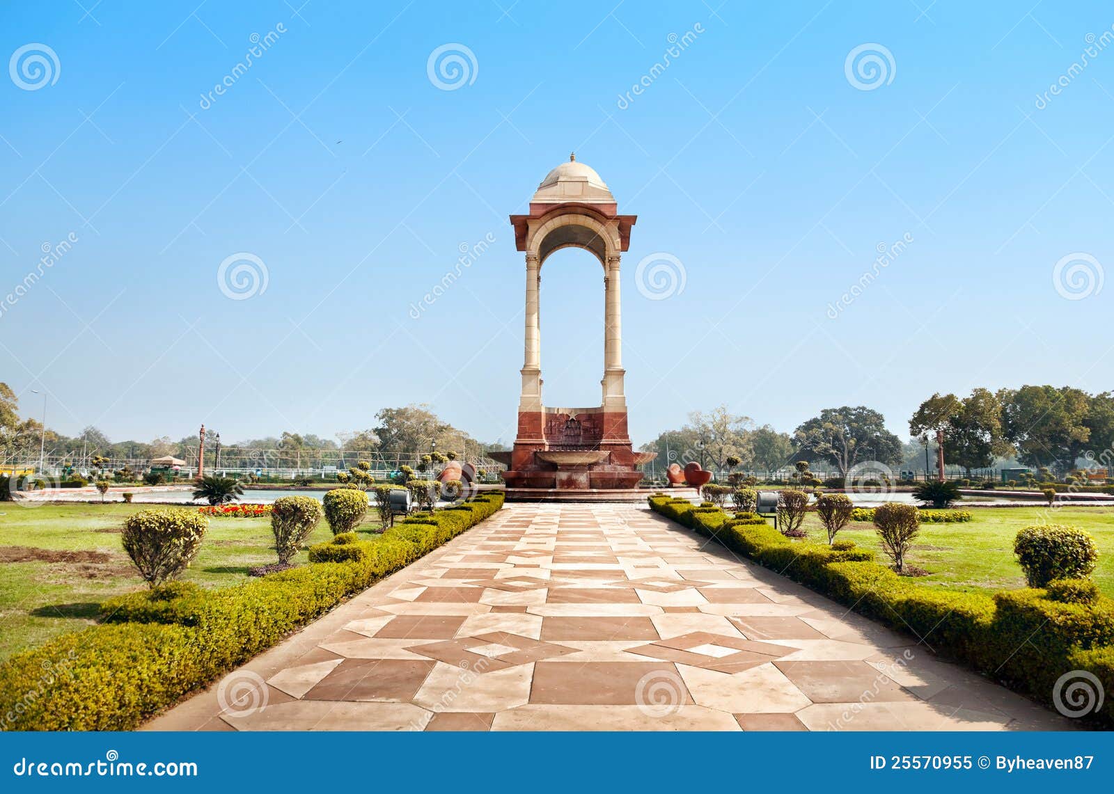 Indian Gate in Delhi stock image. Image of india, culture - 25570955