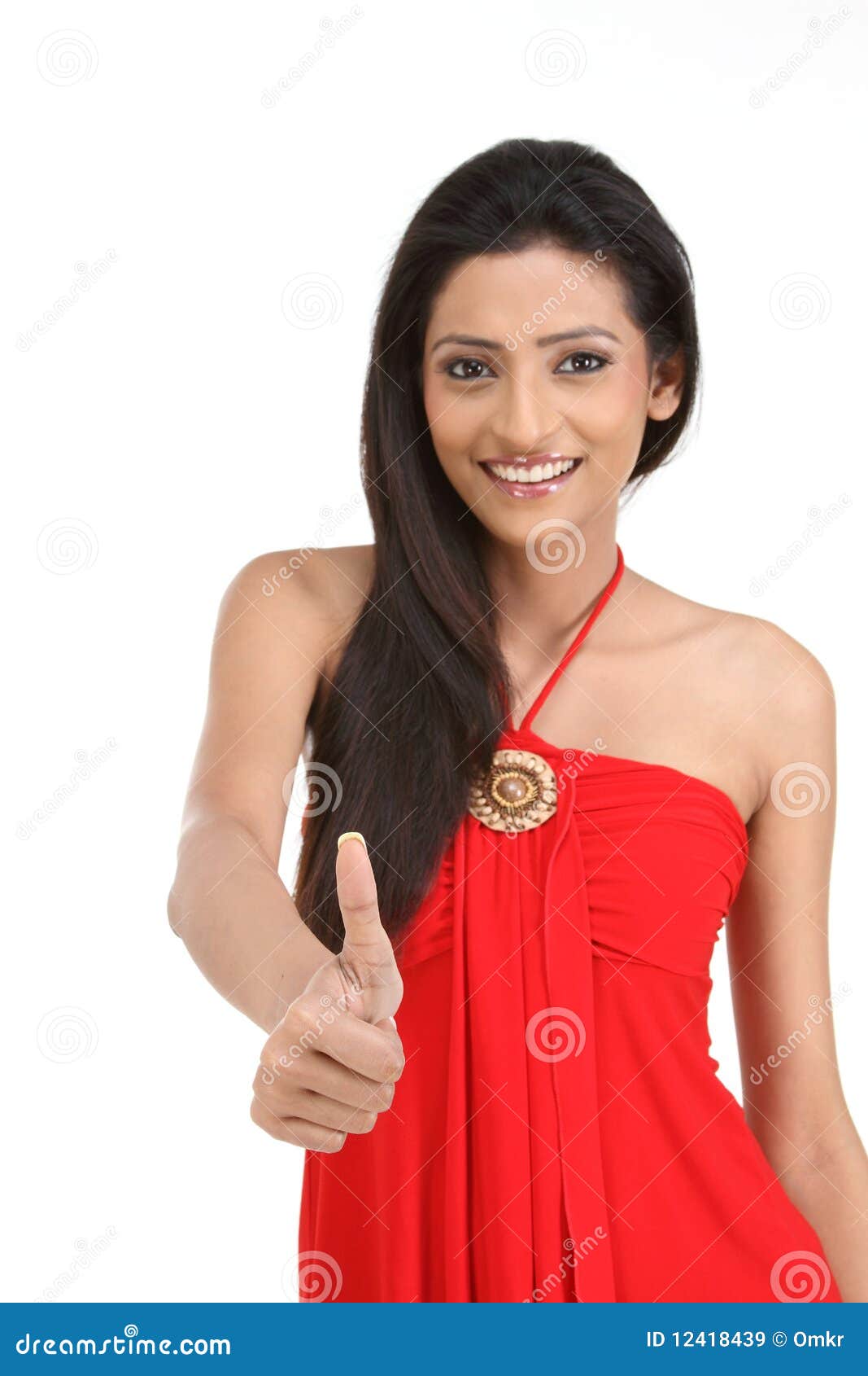 Indian Girl in Challenge Action Stock Image - Image of female, good ...