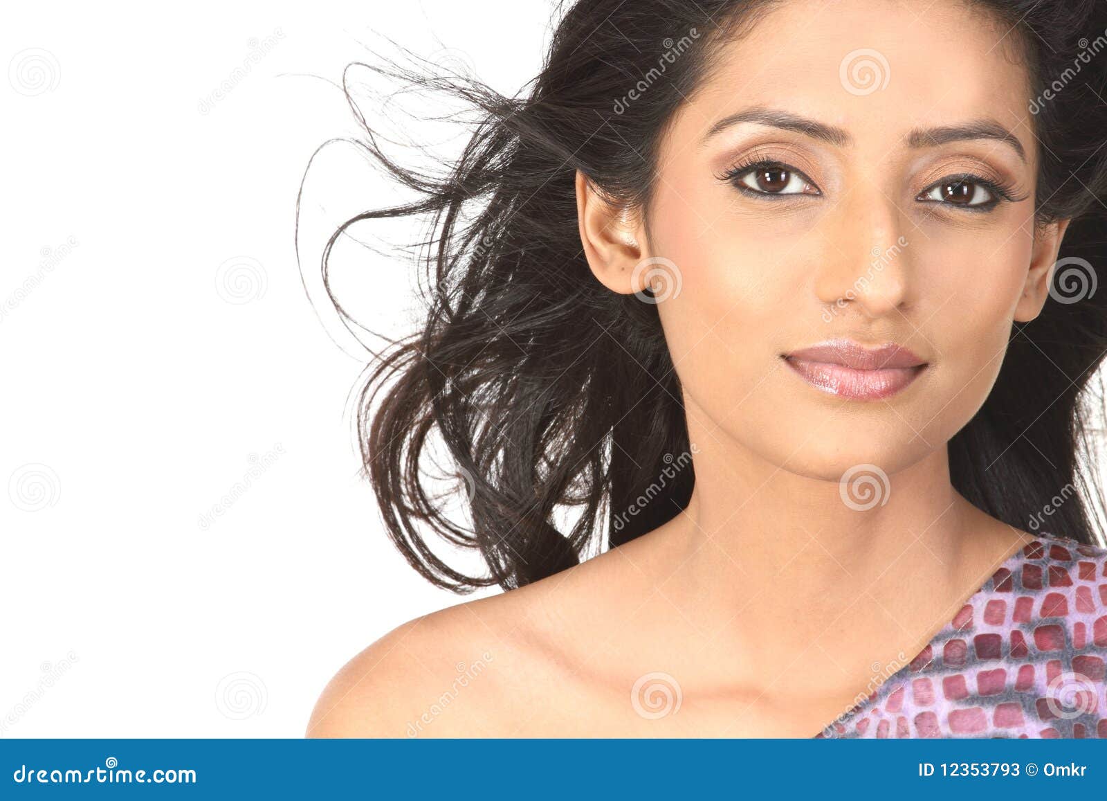Indian Girl in Nice Face Expression Stock Image - Image of female ...