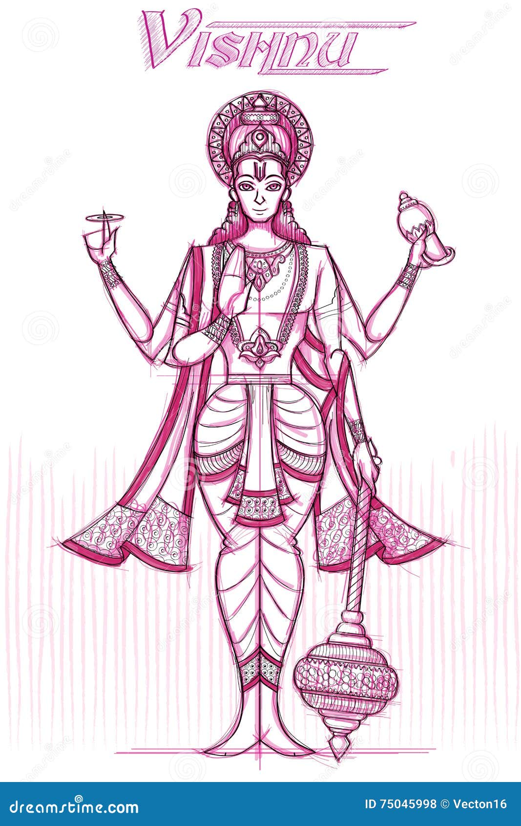 Vishnu Drawing